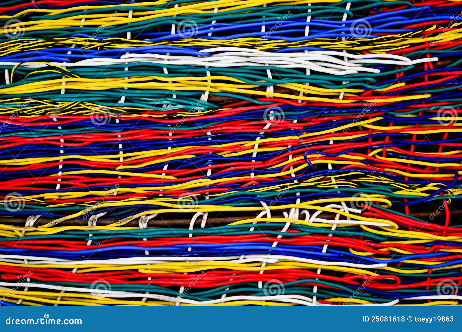 Colourful Wire Texture Royalty Free Stock Photos - Image: 25081618