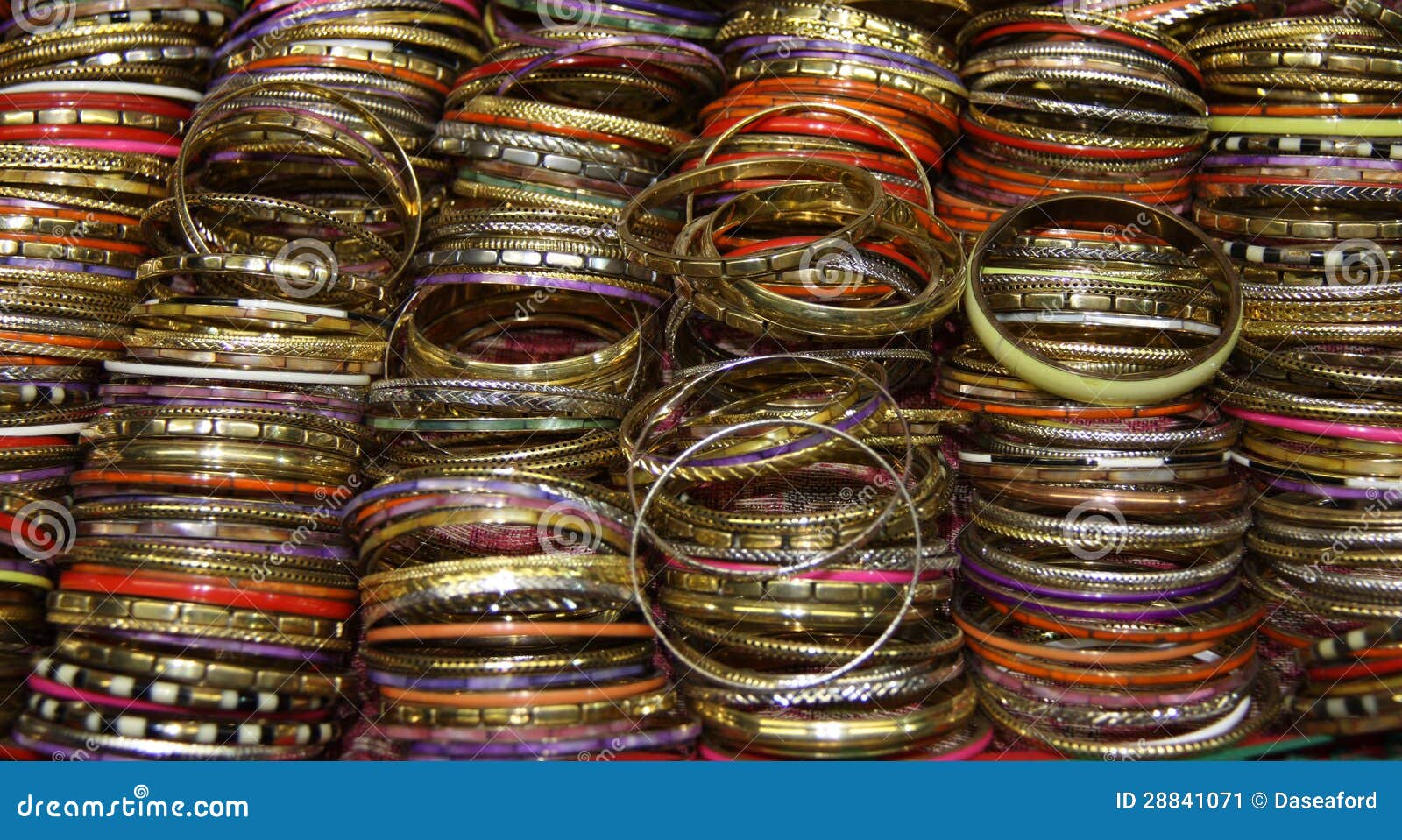 Colourful Wrist Bangles. stock image. Image of bands - 28841071