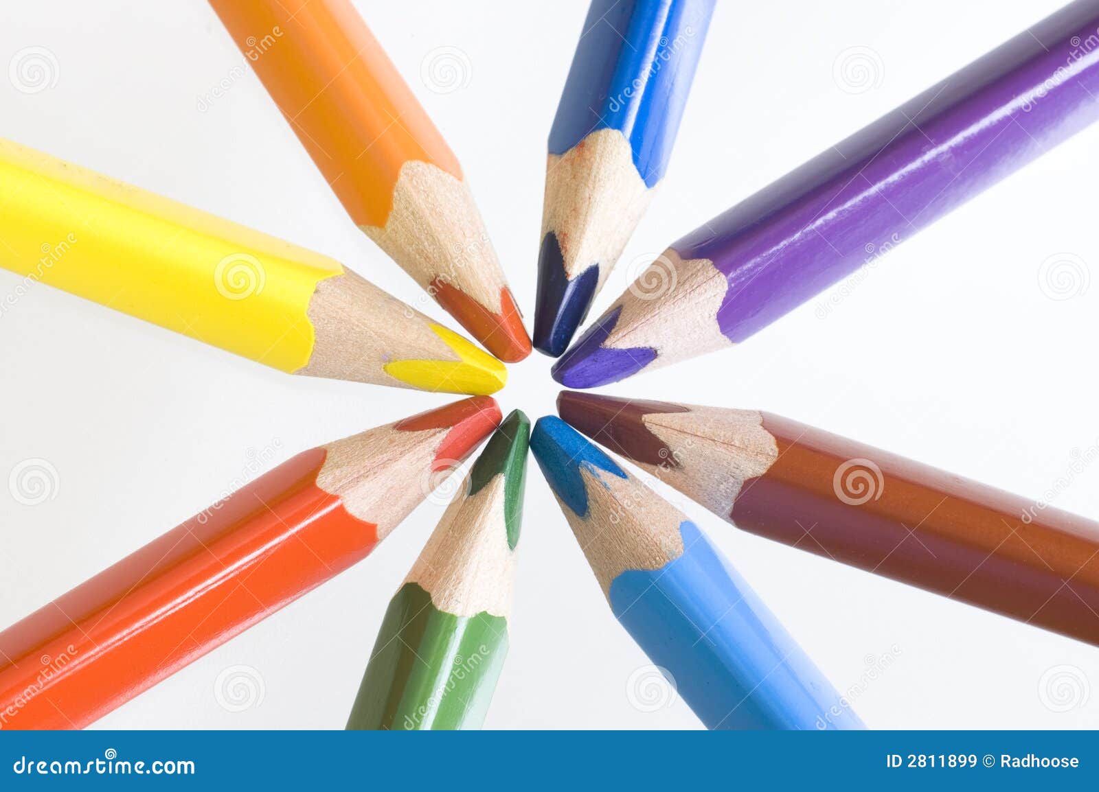 Colourfull crayons stock image. Image of crayons, colorful - 2811899