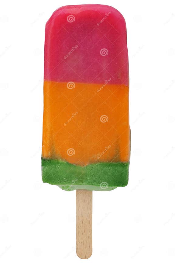 Colourfull Popsicle stock image. Image of dessert, isolated - 3436175