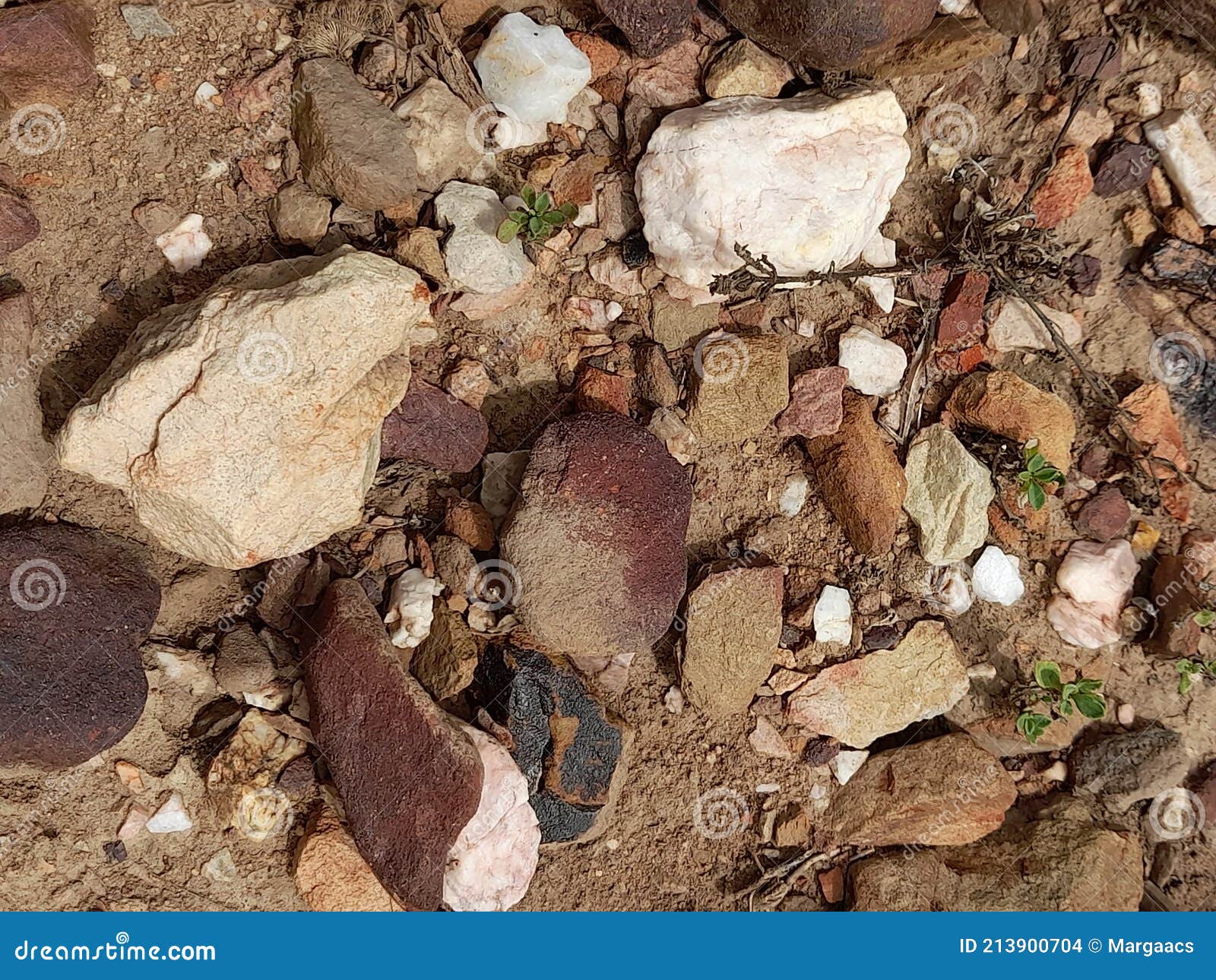 Colourfull Rocks on the Ground Stock Photo - Image of nature, rocks ...