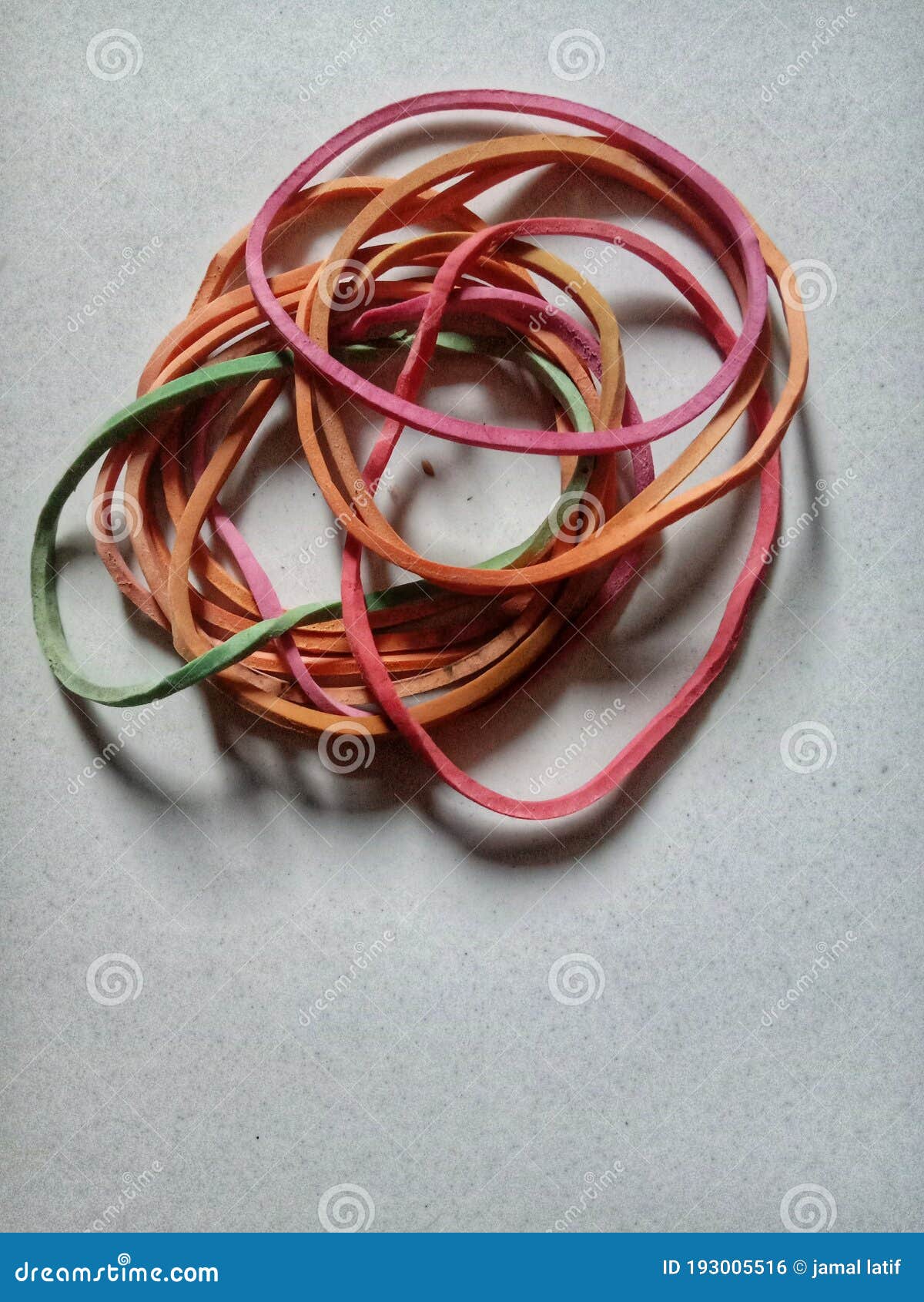 The Colourfull Rubber with White Background Stock Photo - Image of ...