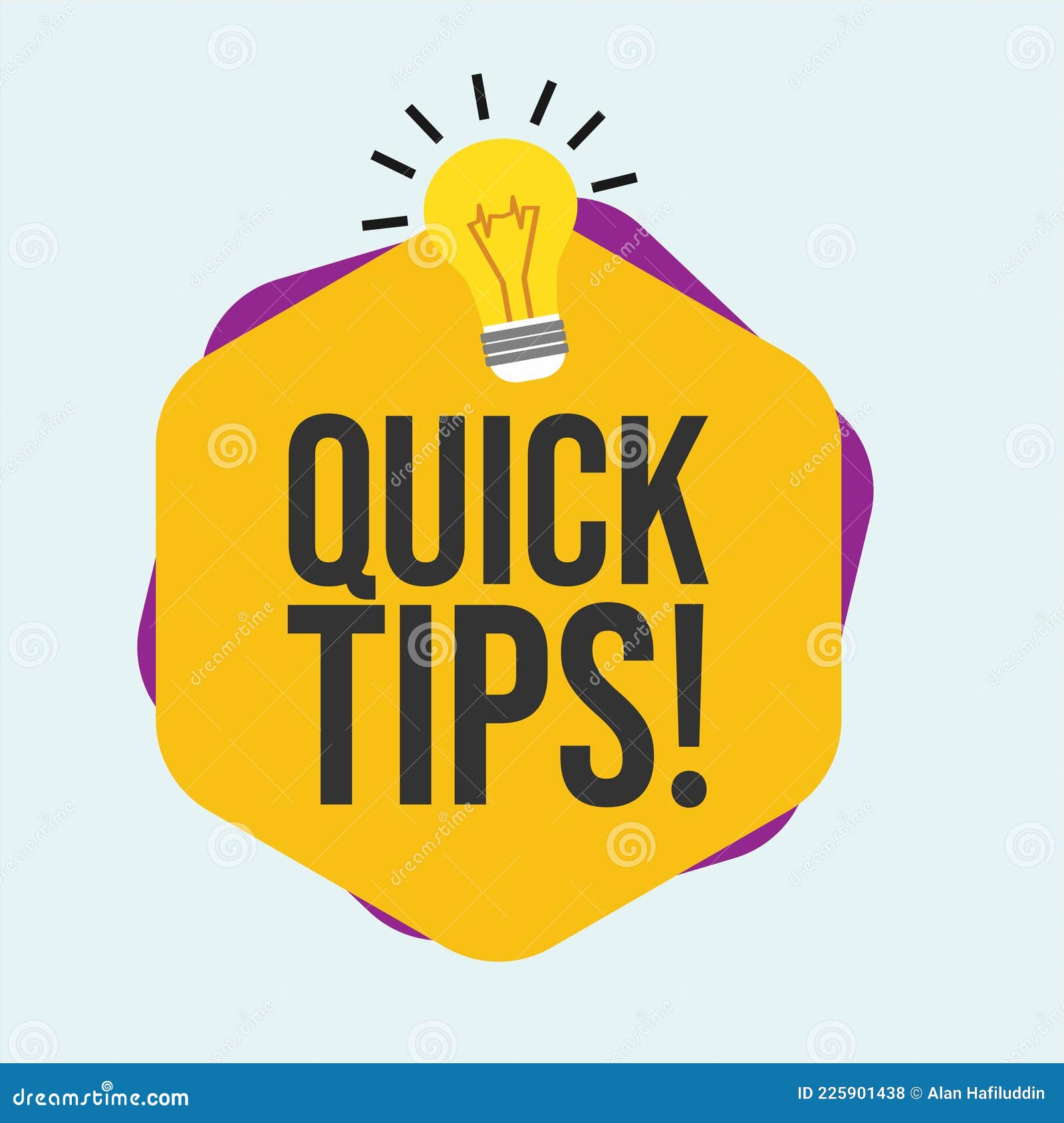 Colourfull Tip Label Flat Design Vector Stock Vector - Illustration of ...