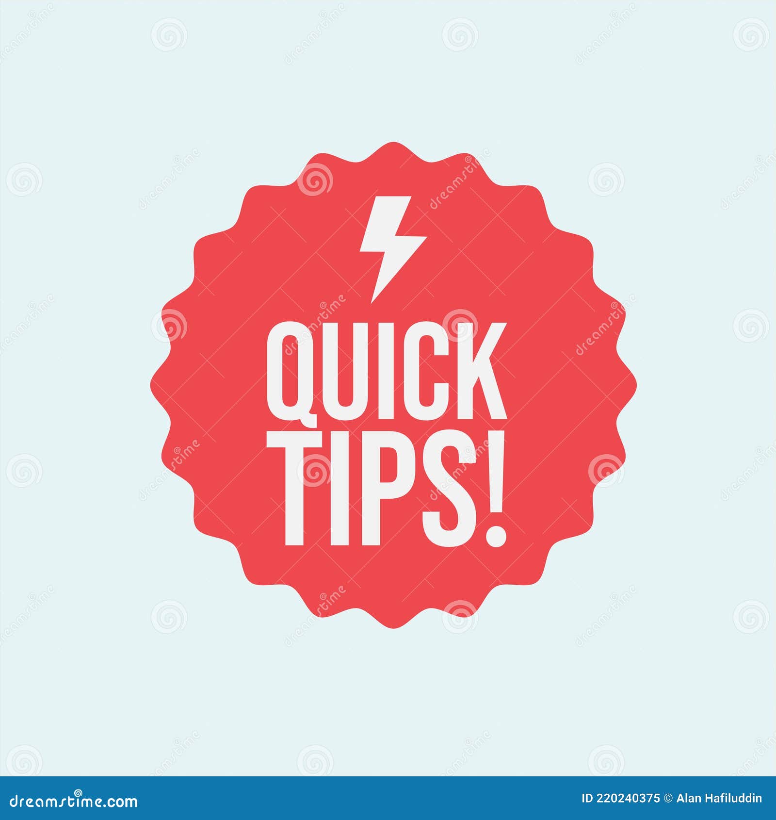 Colourfull Tip Label Flat Design Vector Stock Vector - Illustration of ...