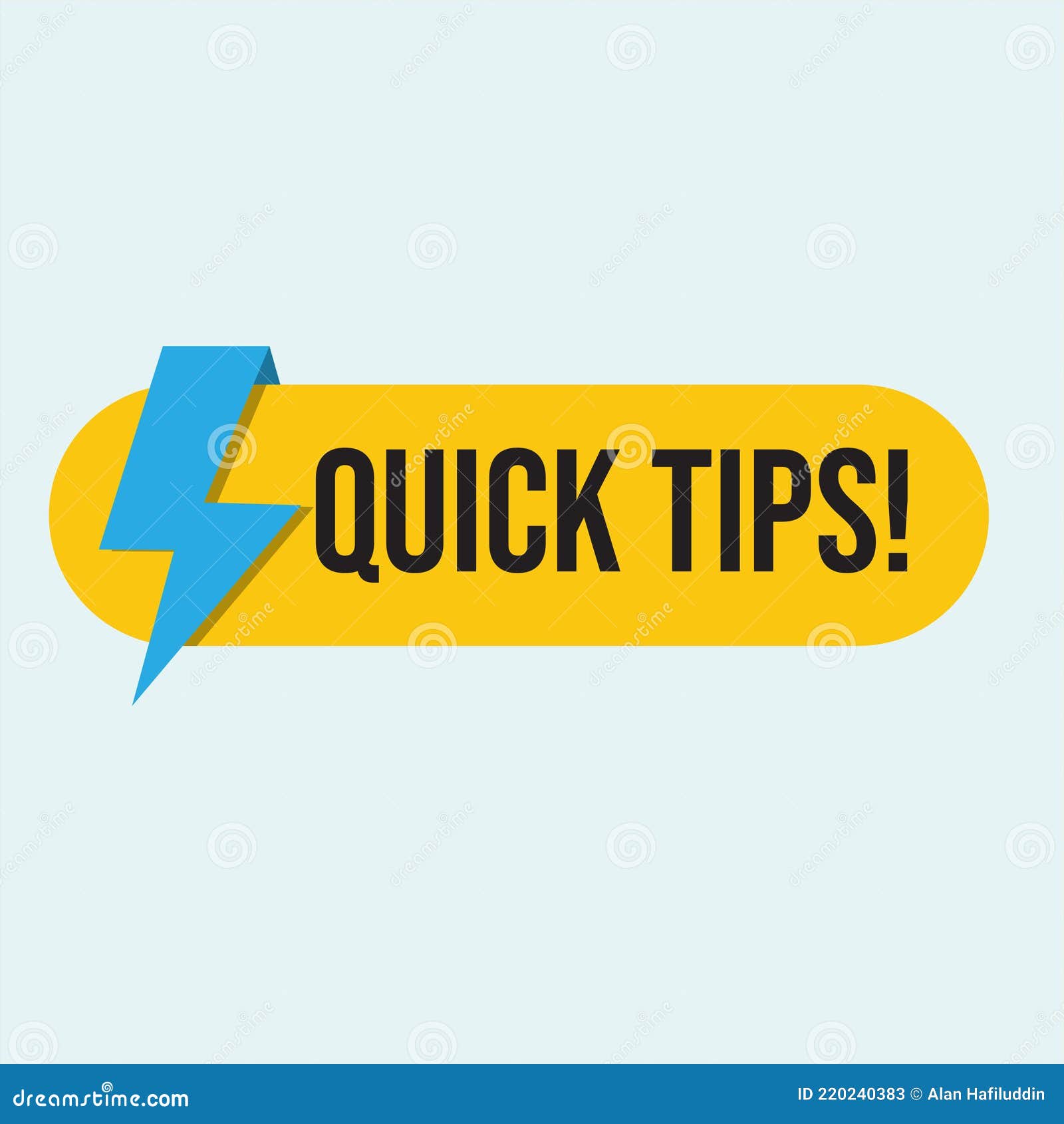 Colourfull Tip Label Flat Design Vector Stock Vector - Illustration of ...