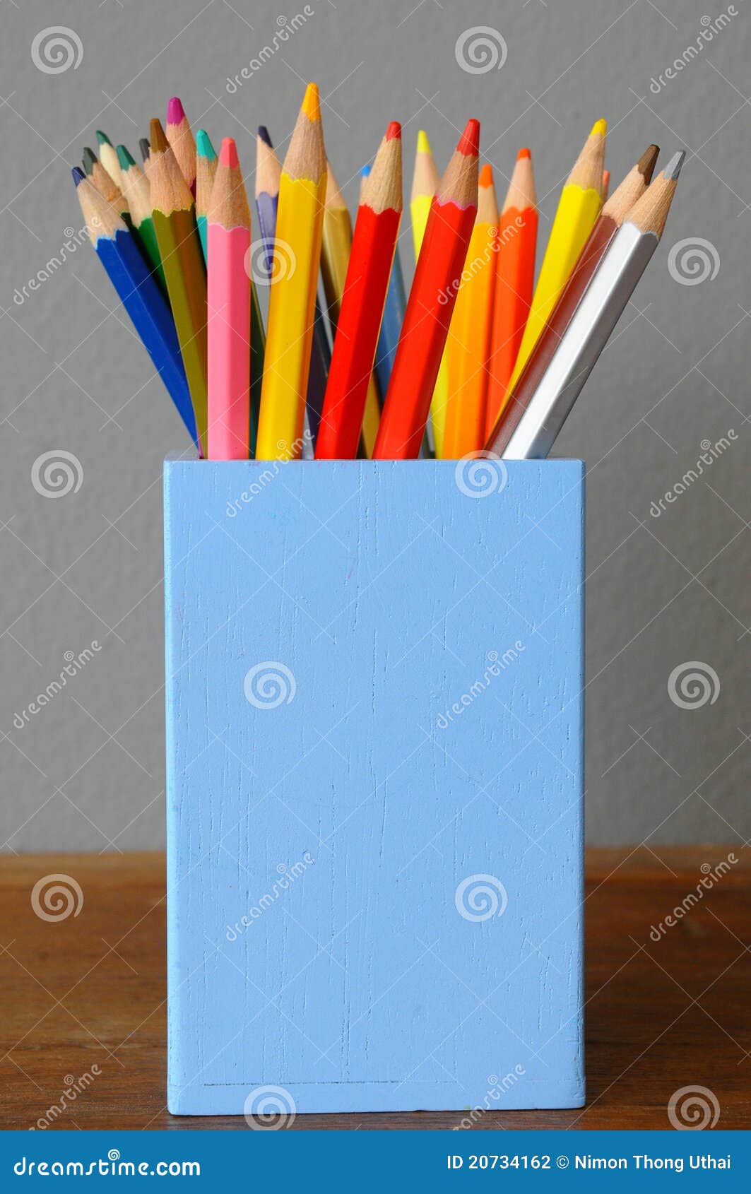 Colouring crayon pencils stock photo. Image of education - 20734162