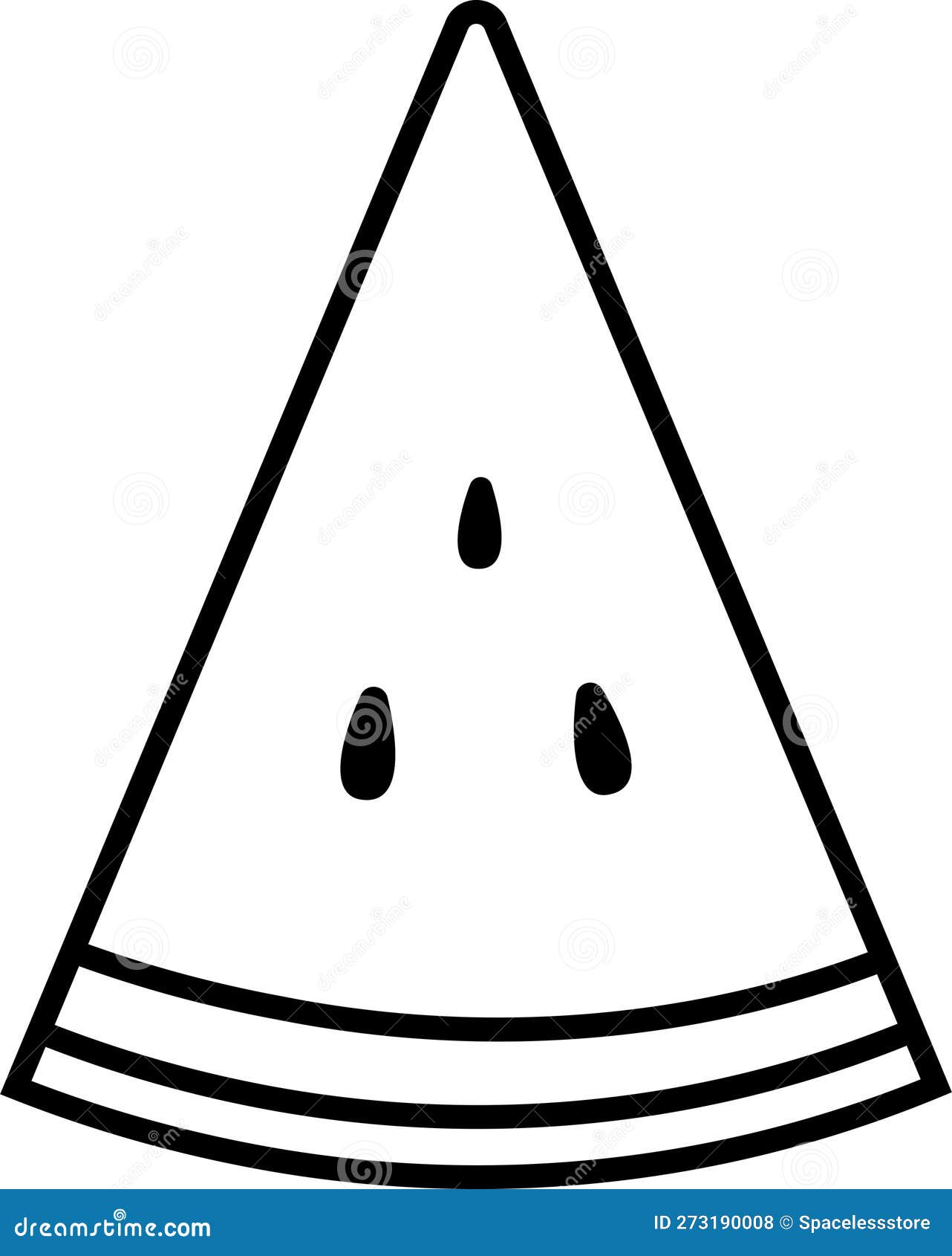 Coloring Watermelon Worksheet Page. Educational Printable Coloring ...