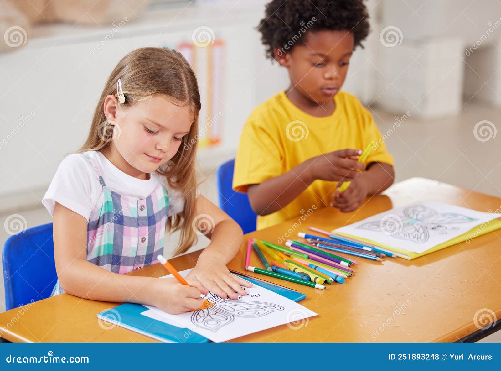 Colouring is a Great Sitting Still Activity. Preschool Students ...