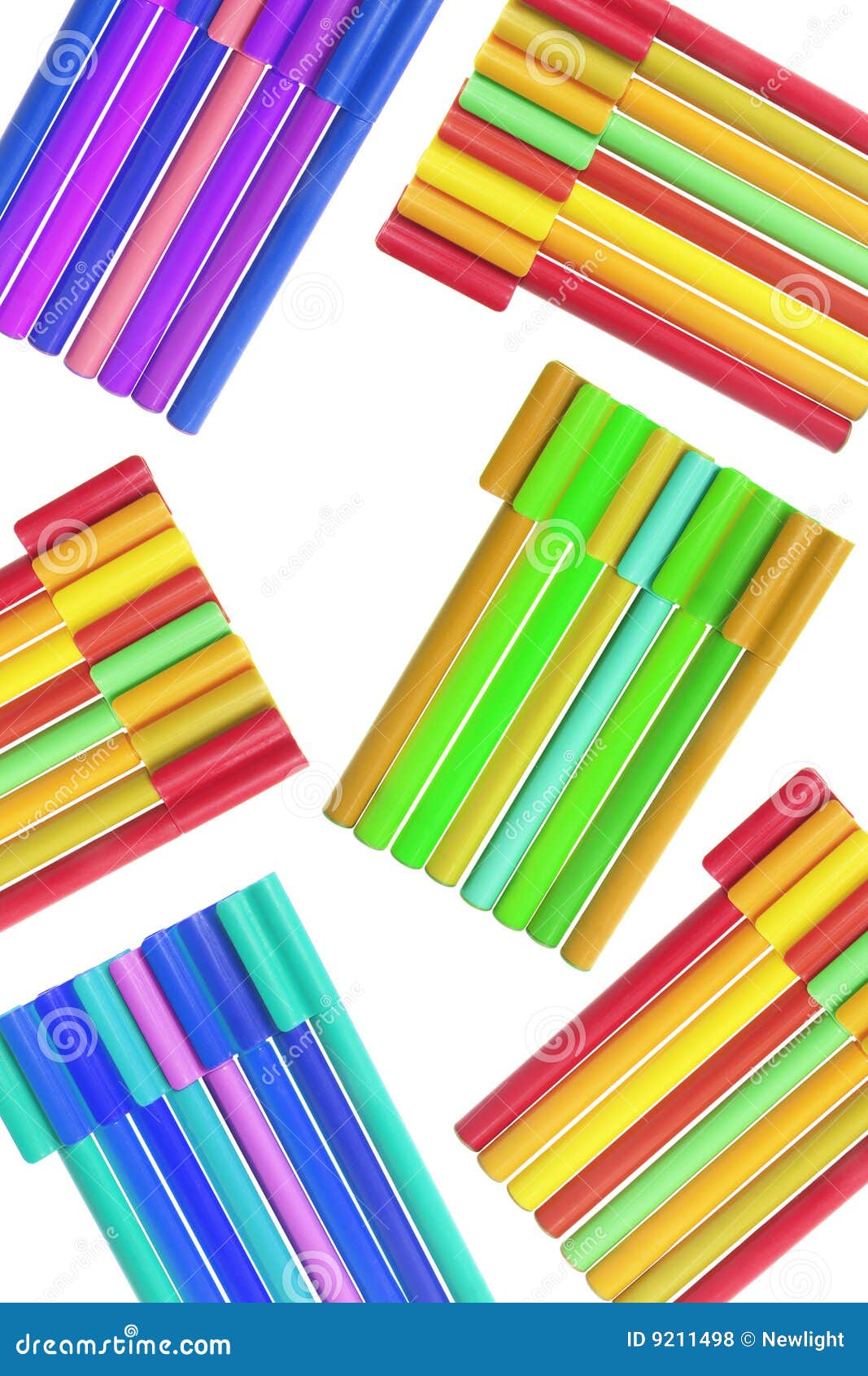 Colouring Pens stock photo. Image of painting, isolated - 9211498