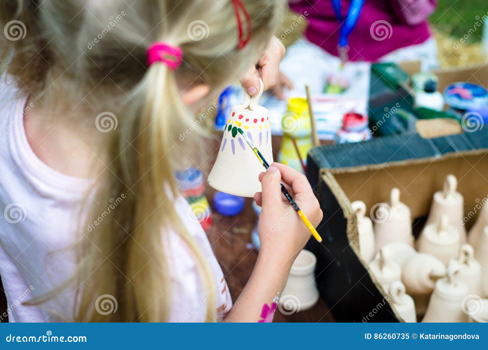 Colouring A Pottery Craft Stock Image | CartoonDealer.com #86260735