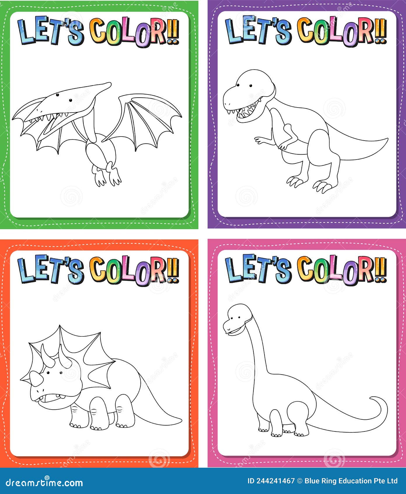 Colouring Worksheet For Student Cartoon Vector | CartoonDealer.com ...
