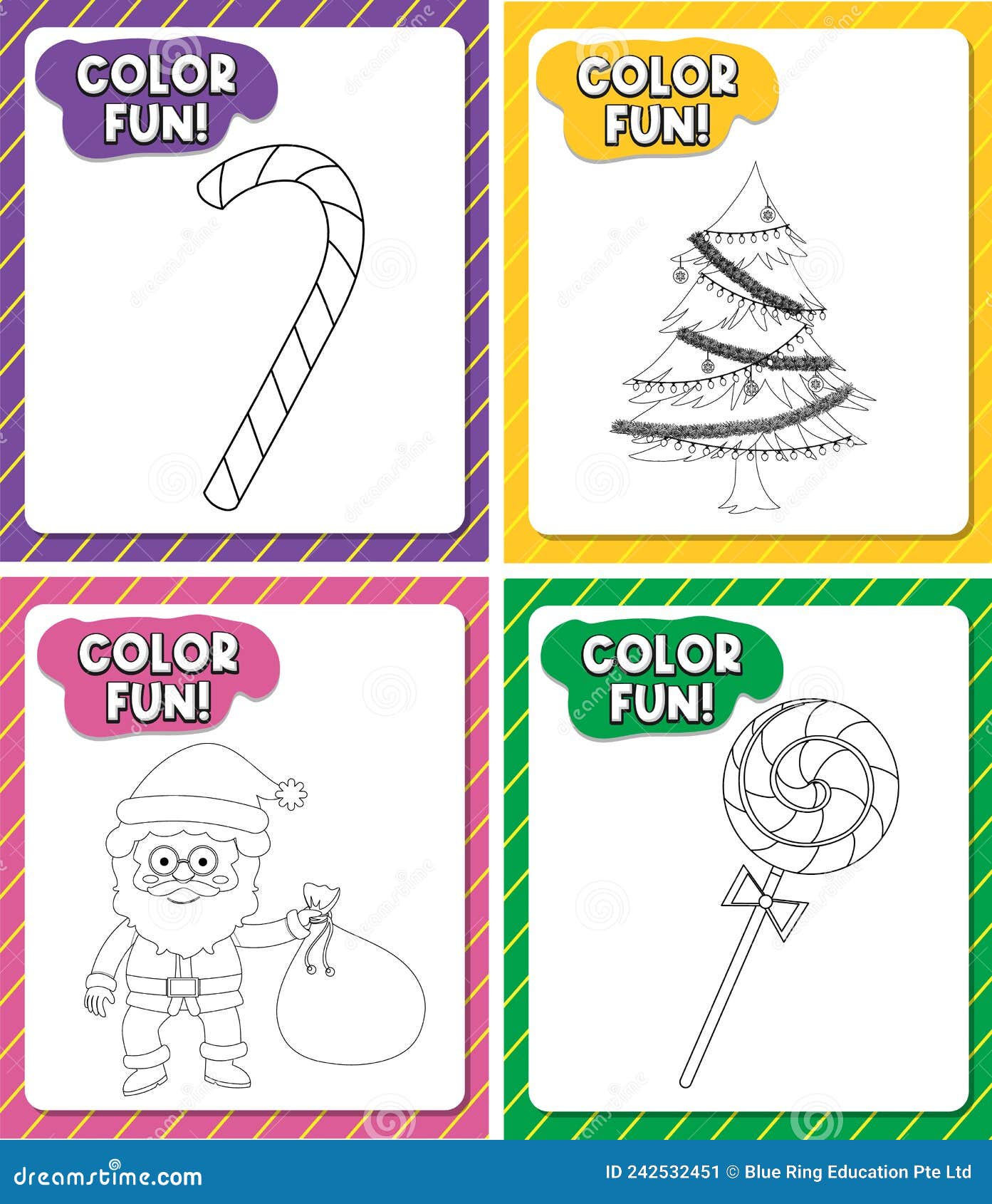 Colouring Worksheet For Student Cartoon Vector | CartoonDealer.com ...