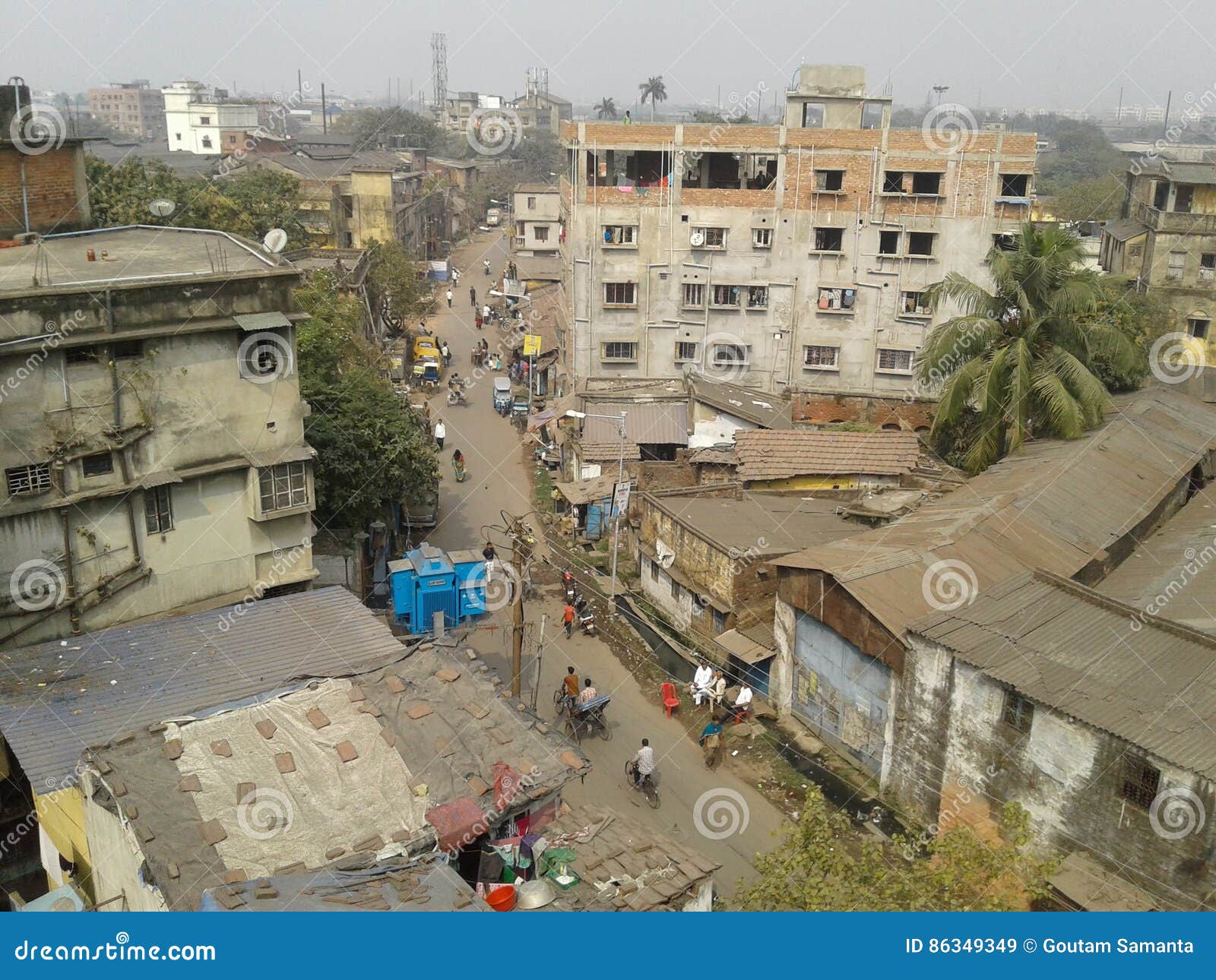Colourless stock image. Image of tree, suburb, neighbourhood - 86349349