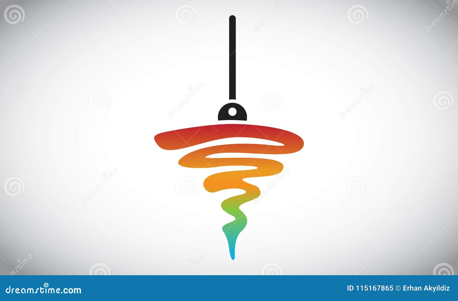 Colourly a Prumo Logo Design Ilustração do Vetor - Ilustração de antena ...