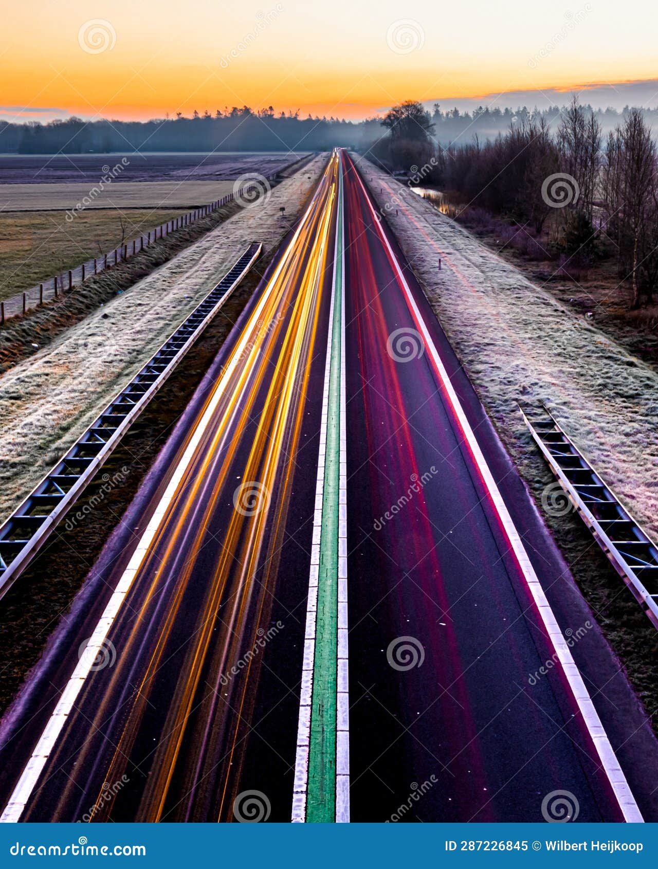 Colours flying on the road stock image. Image of line - 287226845