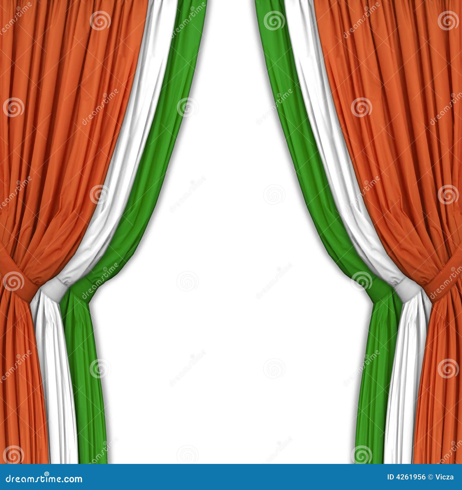 The colours of Ireland stock photo. Image of cloth, presentation - 4261956
