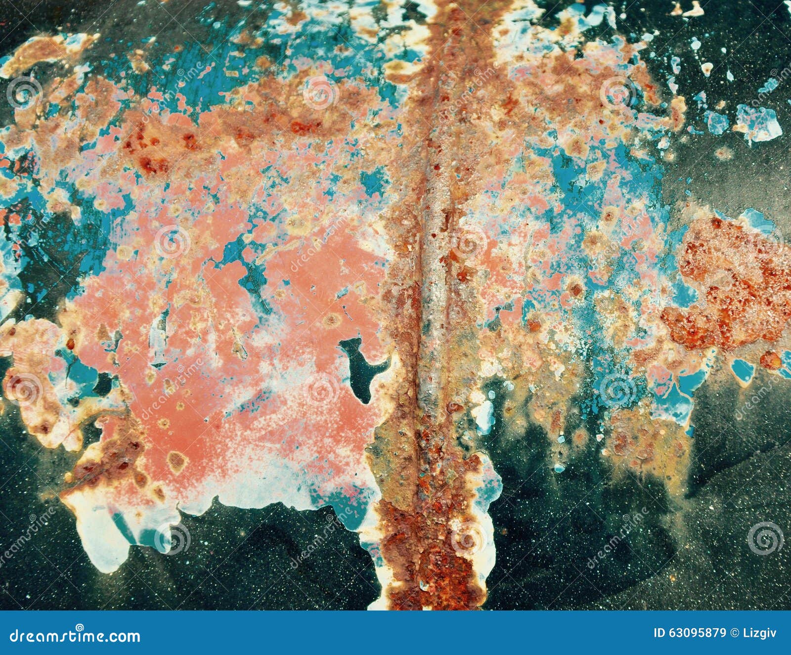 Colours of Rust: Abstract Surface Stock Image - Image of background ...