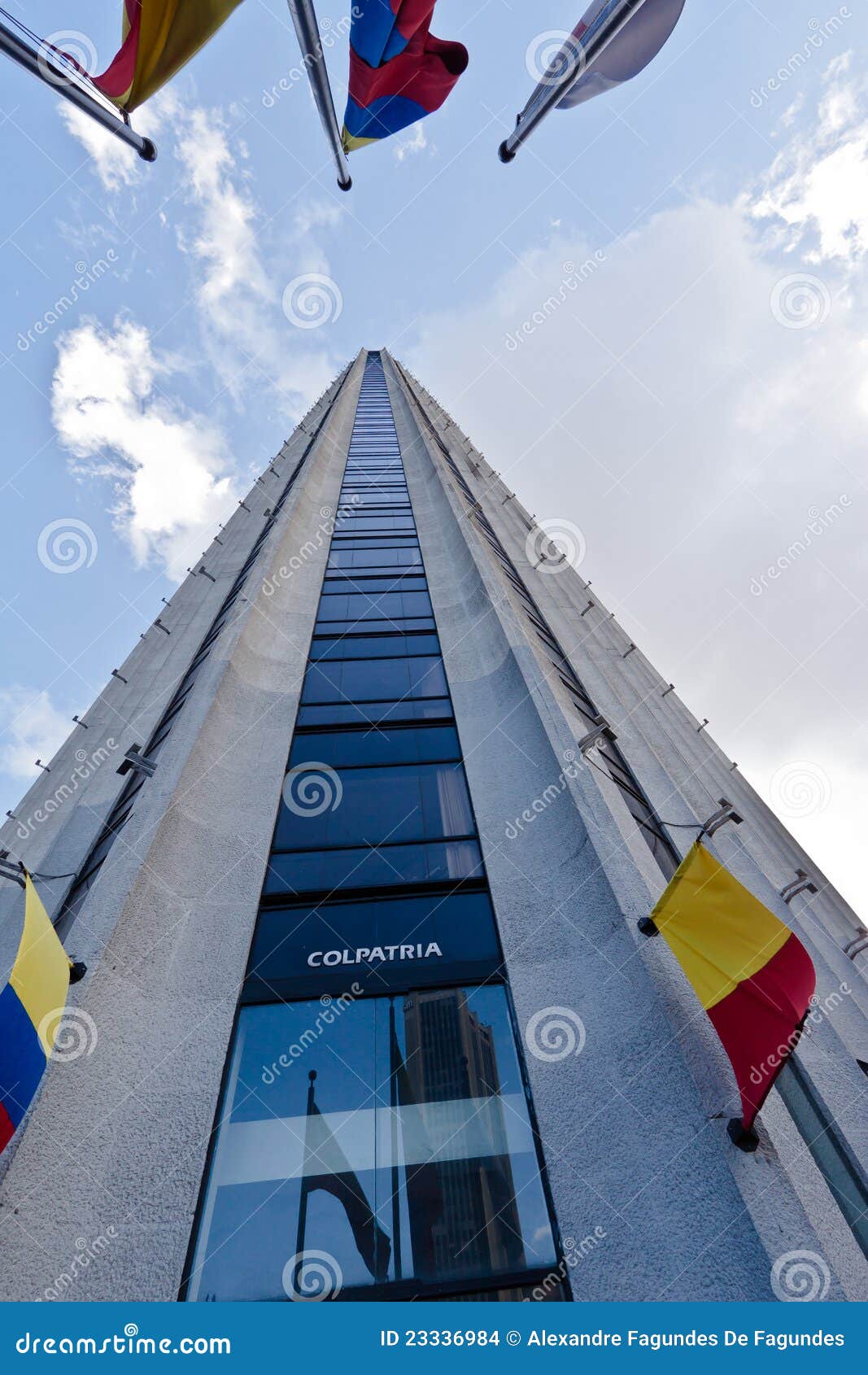 Colpatria Building Bogota Colombia Editorial Stock Image - Image of ...
