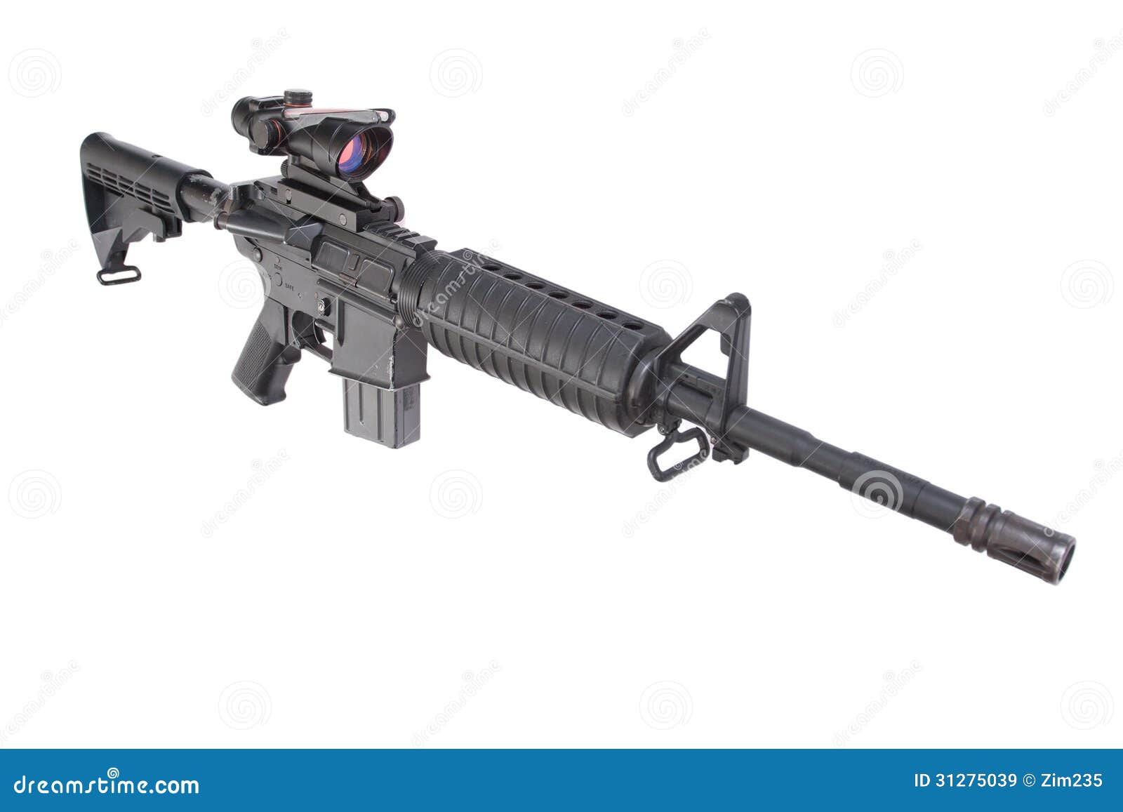 Colt M4A1 stock image. Image of black, weapon, tablet - 31275039