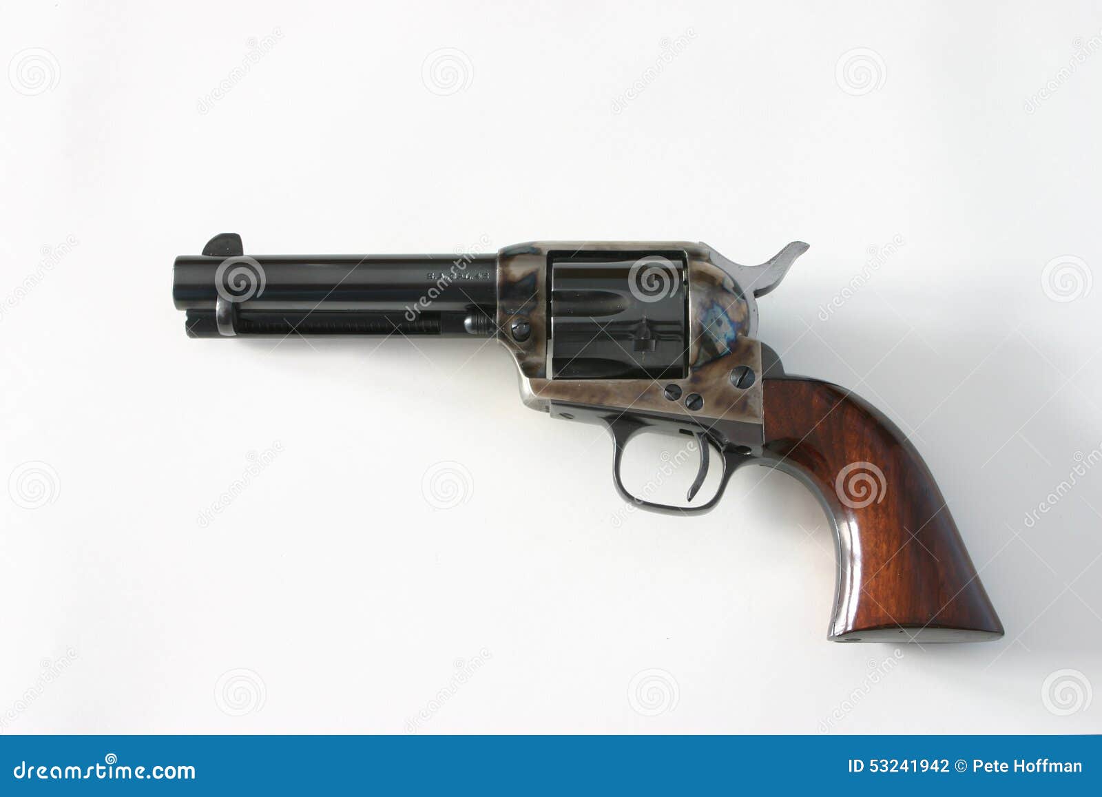 Colt .45 Pistol, Peacemaker Stock Photo - Image of trigger, peacemaker ...