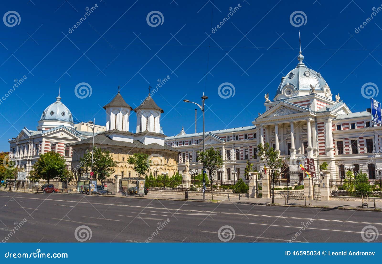 Coltea Hospital in Bucarest Stock Photo - Image of built, center: 46595034