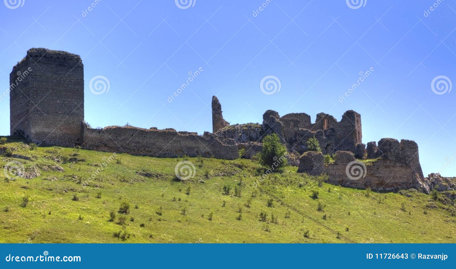 Coltesti Fortress From Above. Coltesti Village, Rimetea, Apuseni ...