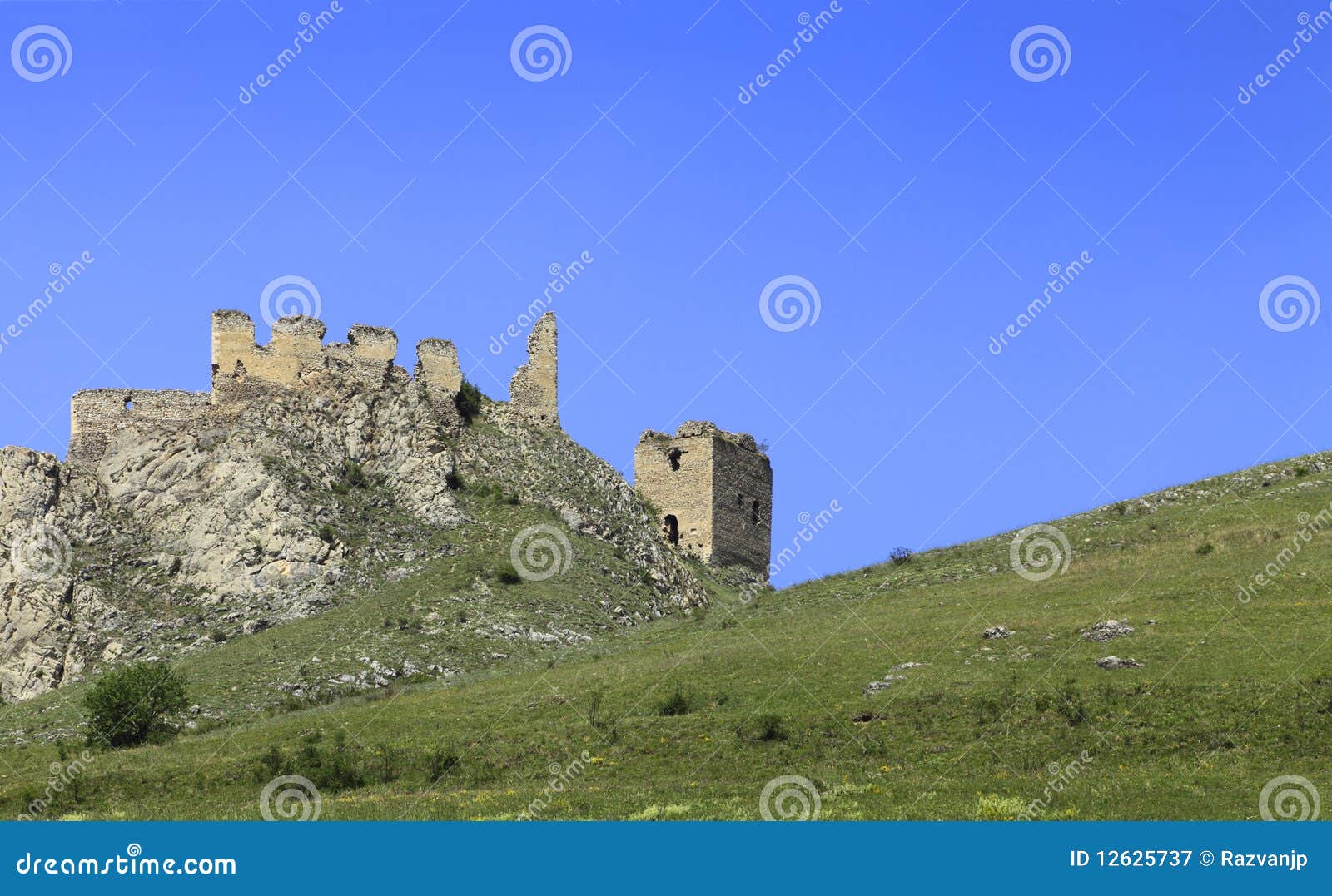 Coltesti fortress stock image. Image of medieval, fortress - 12625737