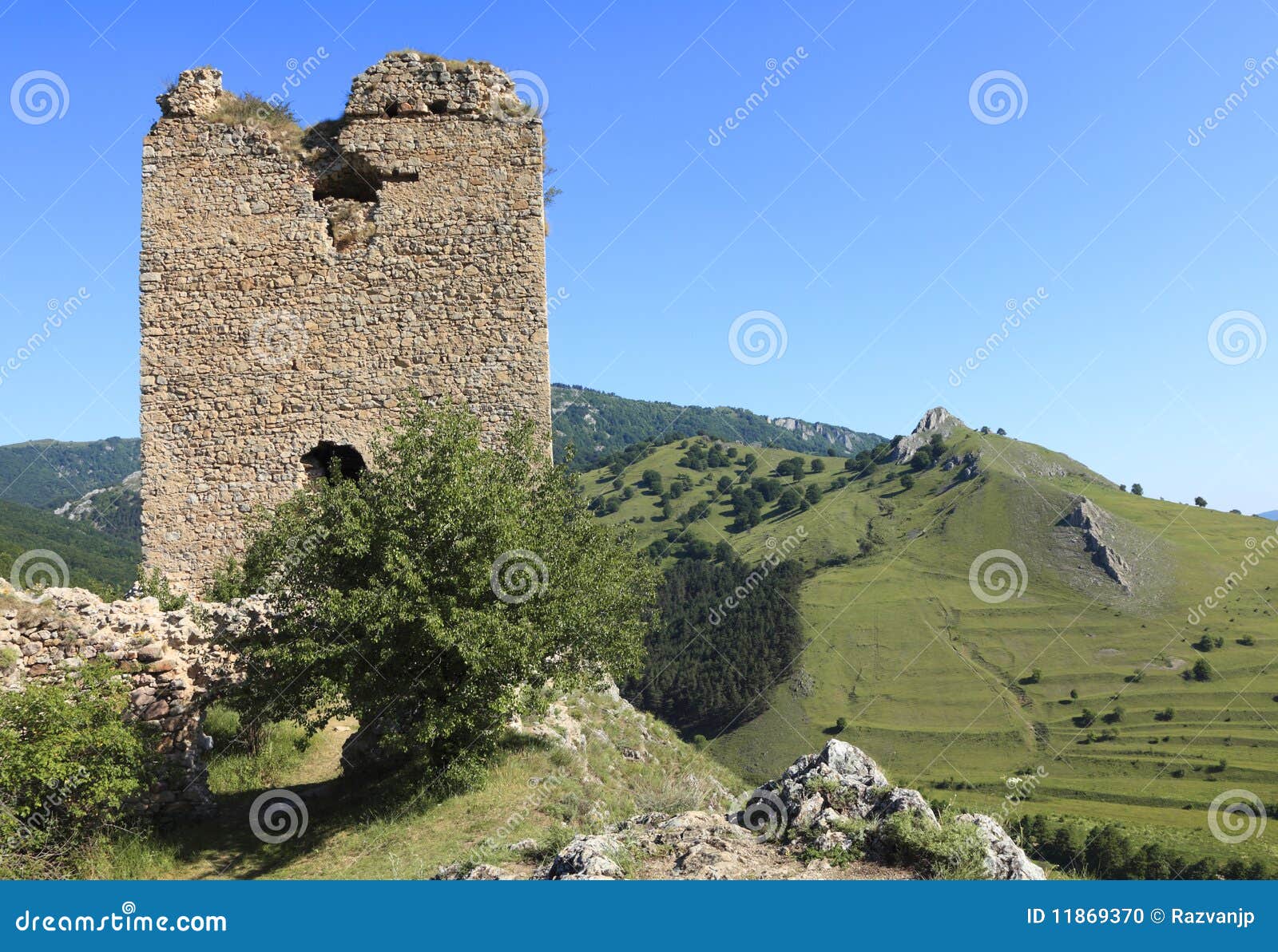 Coltesti Fortress From Above. Coltesti Village, Rimetea, Apuseni ...
