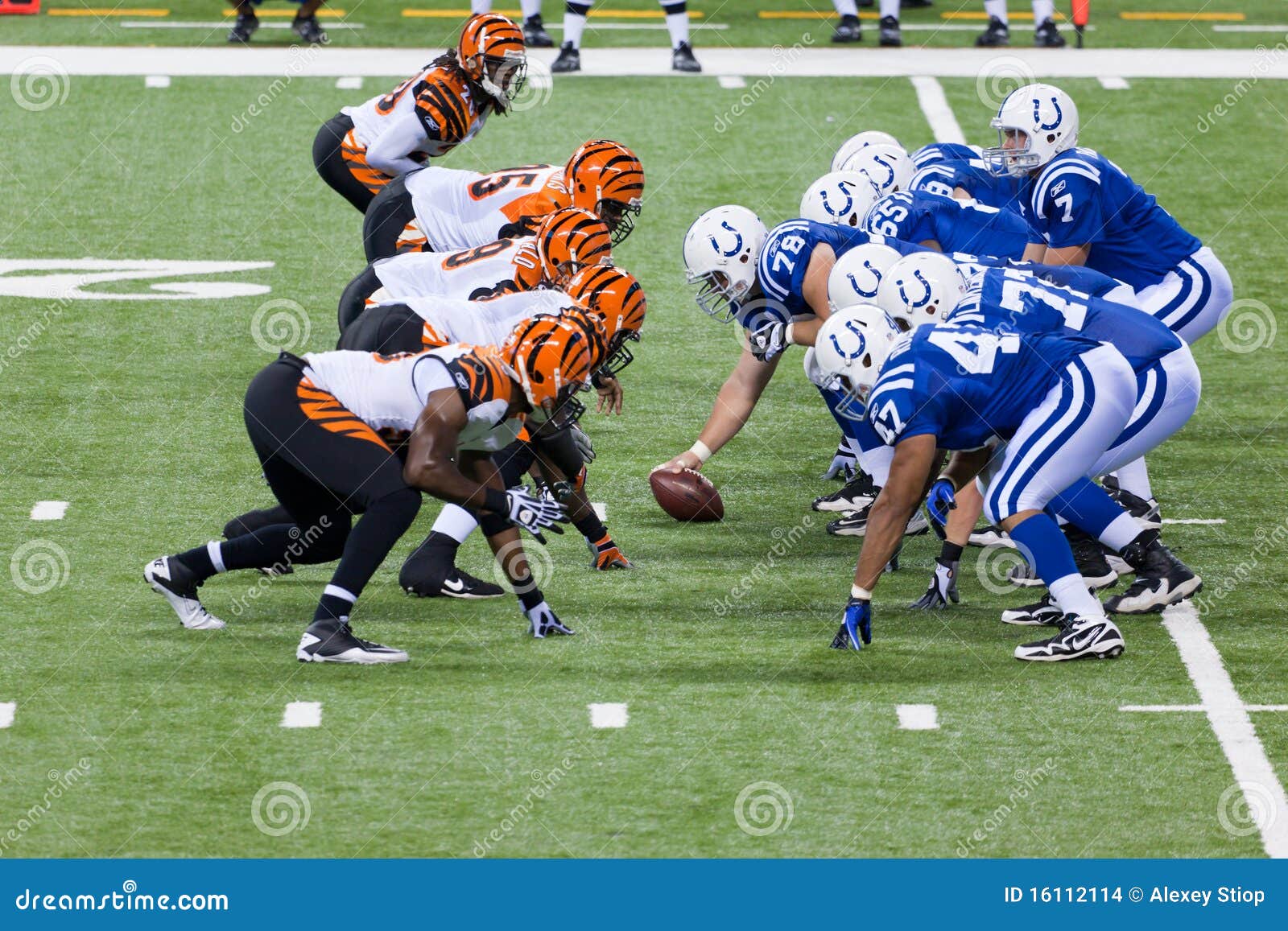 Colts-Bengals Football Game Editorial Stock Image - Image of event ...
