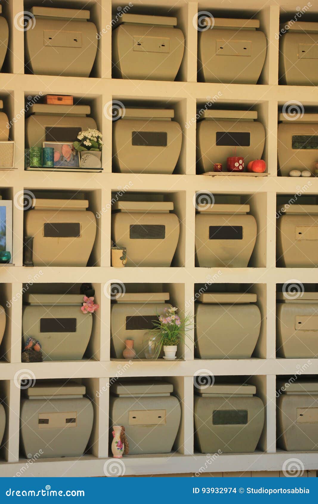Columbarium stock photo. Image of dead, columbarium, grief - 93932974