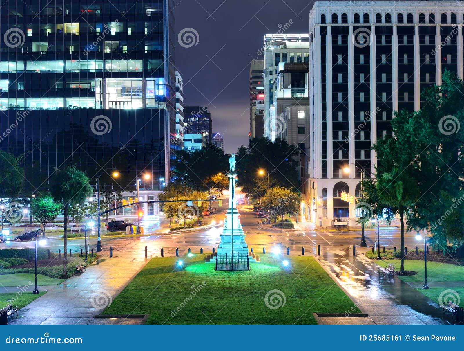 Columbia Cityscape stock image. Image of carolina, skyline - 25683161
