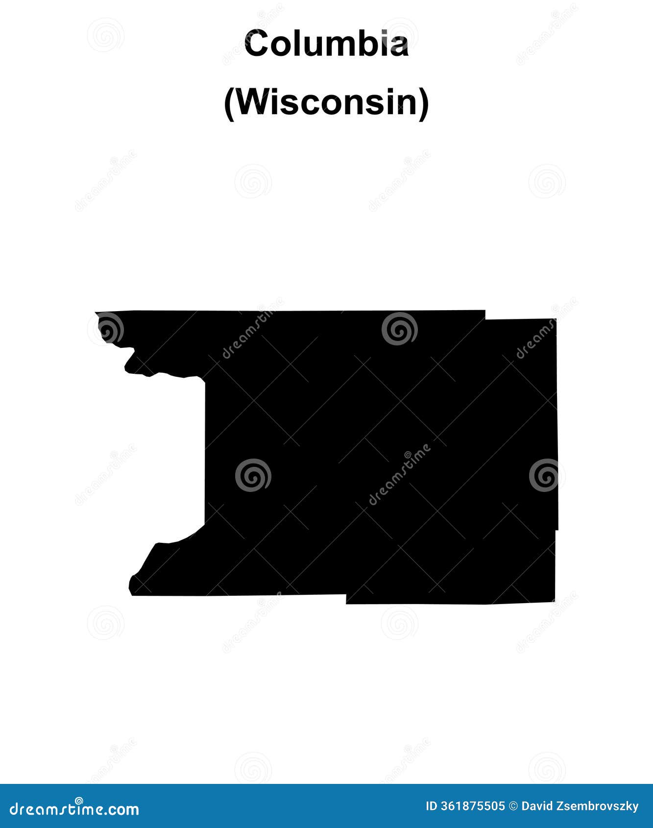 Columbia Outline Map Cartoon Vector | CartoonDealer.com #323808109