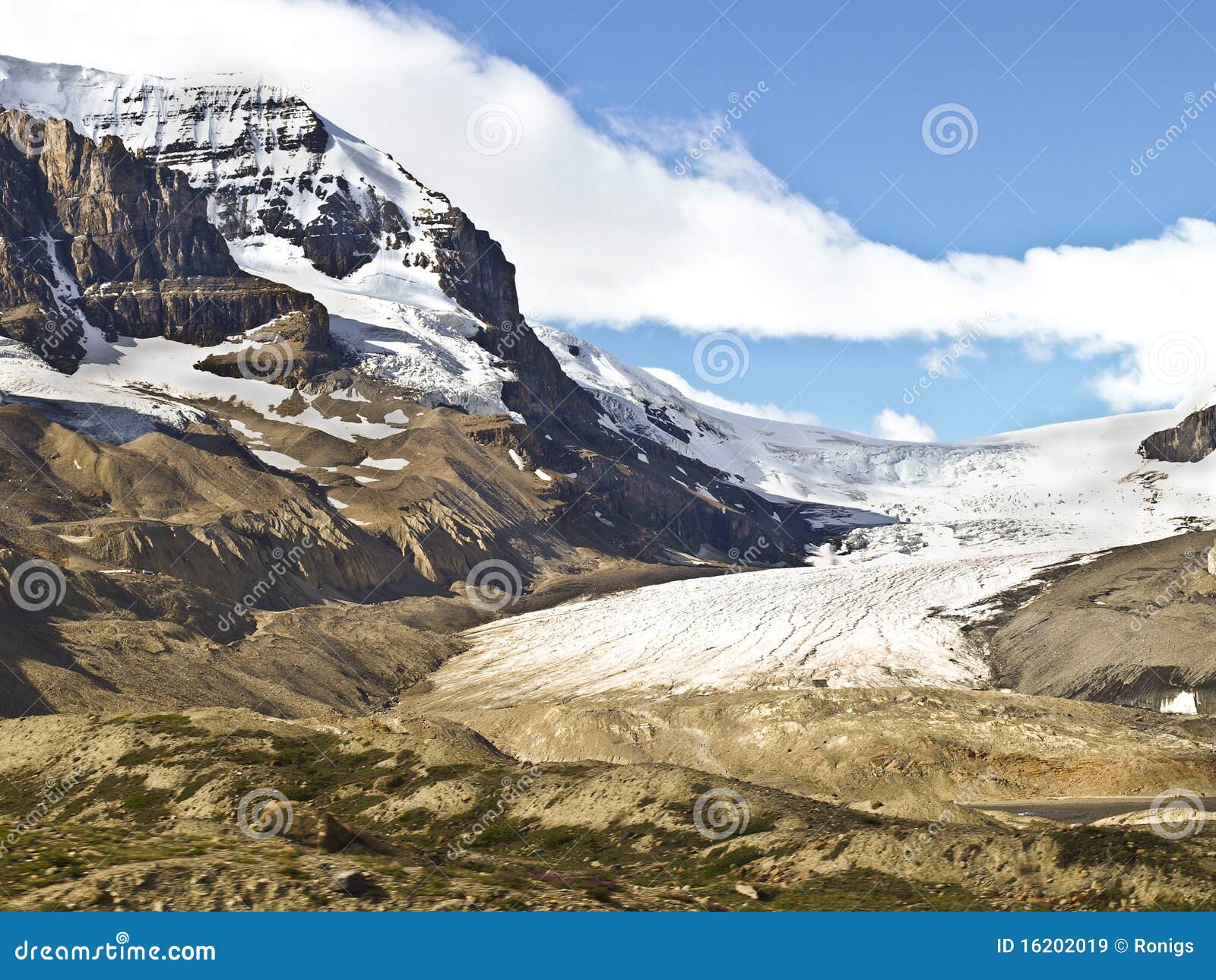 Columbia Ice Field Glacier Banff Alberta Canada Stock Image - Image of ...