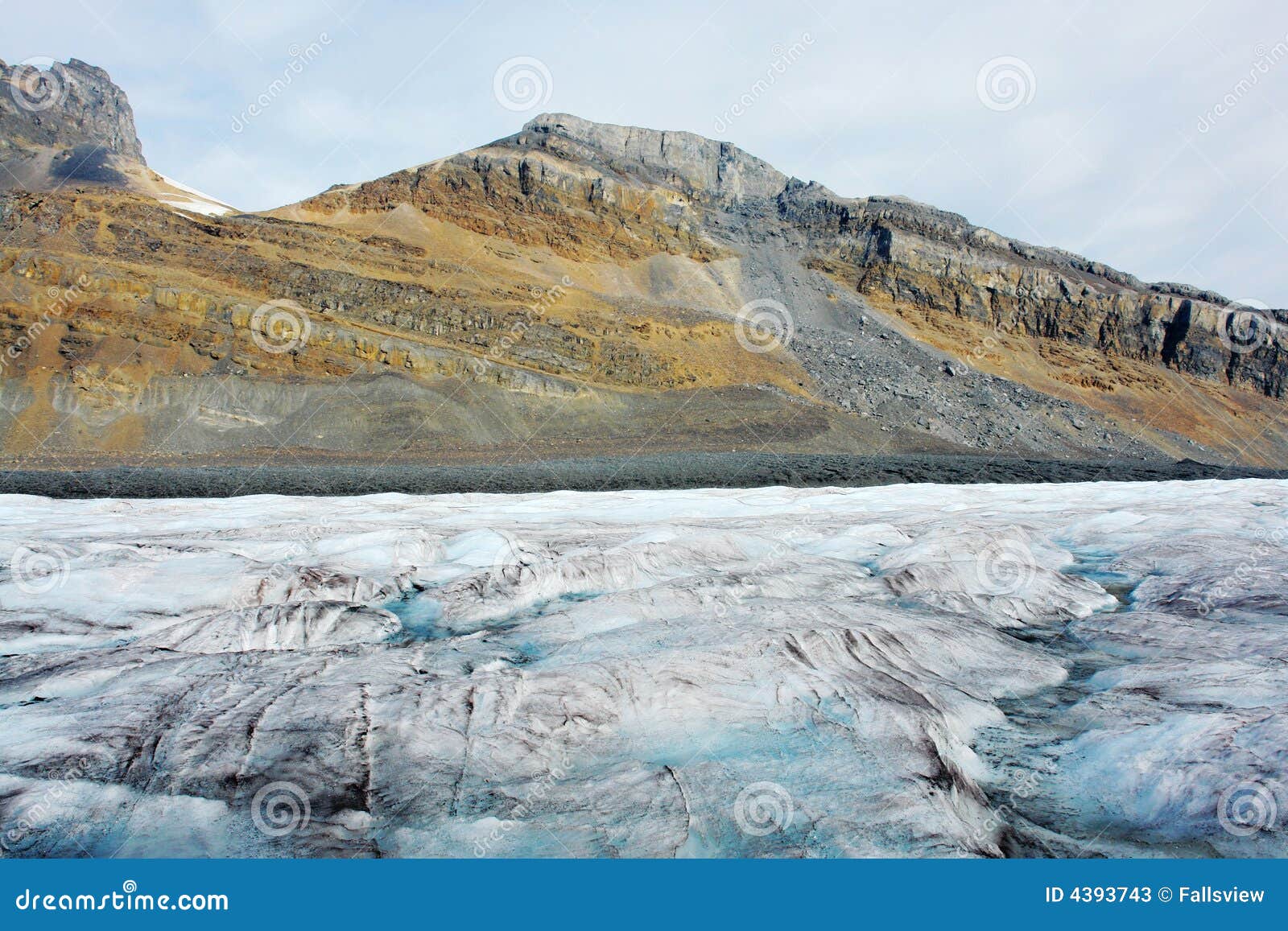 Columbia icefield stock image. Image of landscape, glacier - 4393743