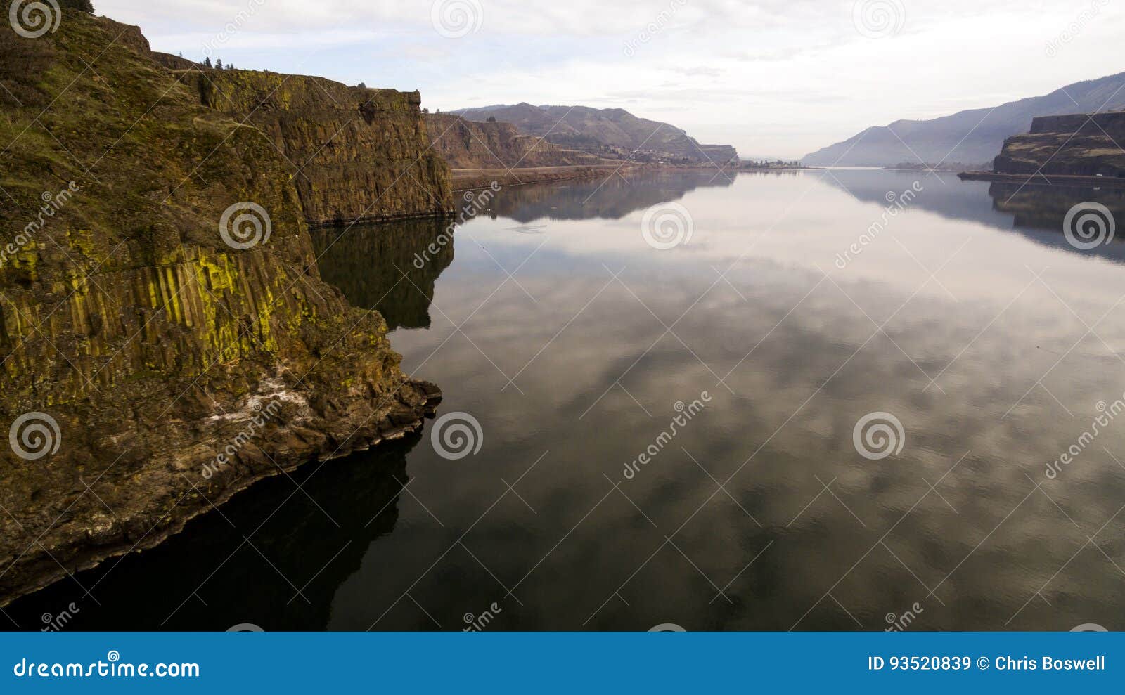 Columbia River Gorge Horsethief Butte Stock Image - Image of columbia ...
