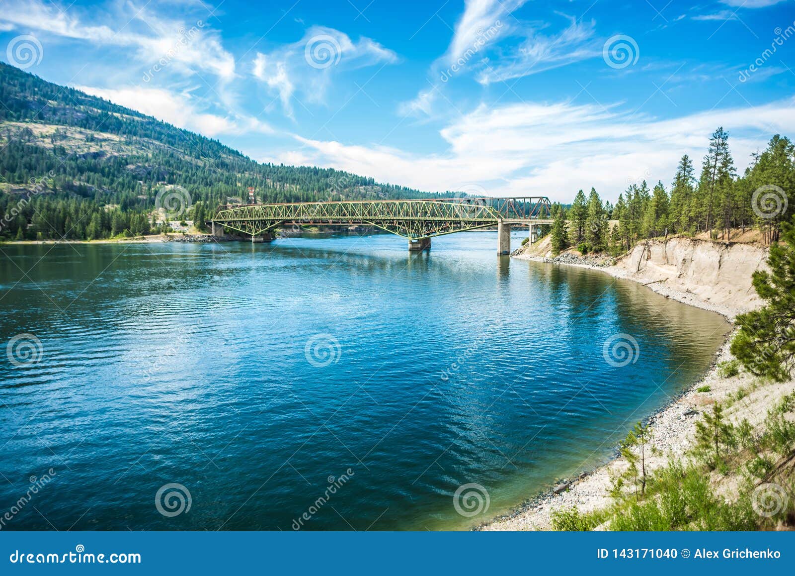 Columbia River Washington State Nature Stock Photo - Image of landmark ...
