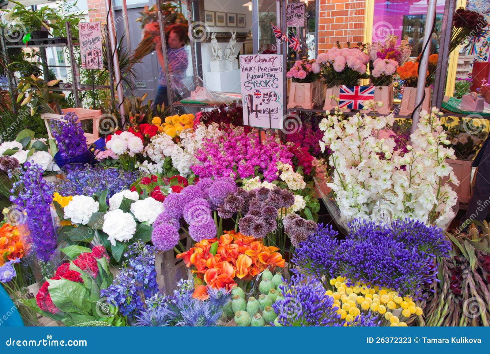Columbia Road Flower Market Editorial Stock Photo - Image of sundays ...