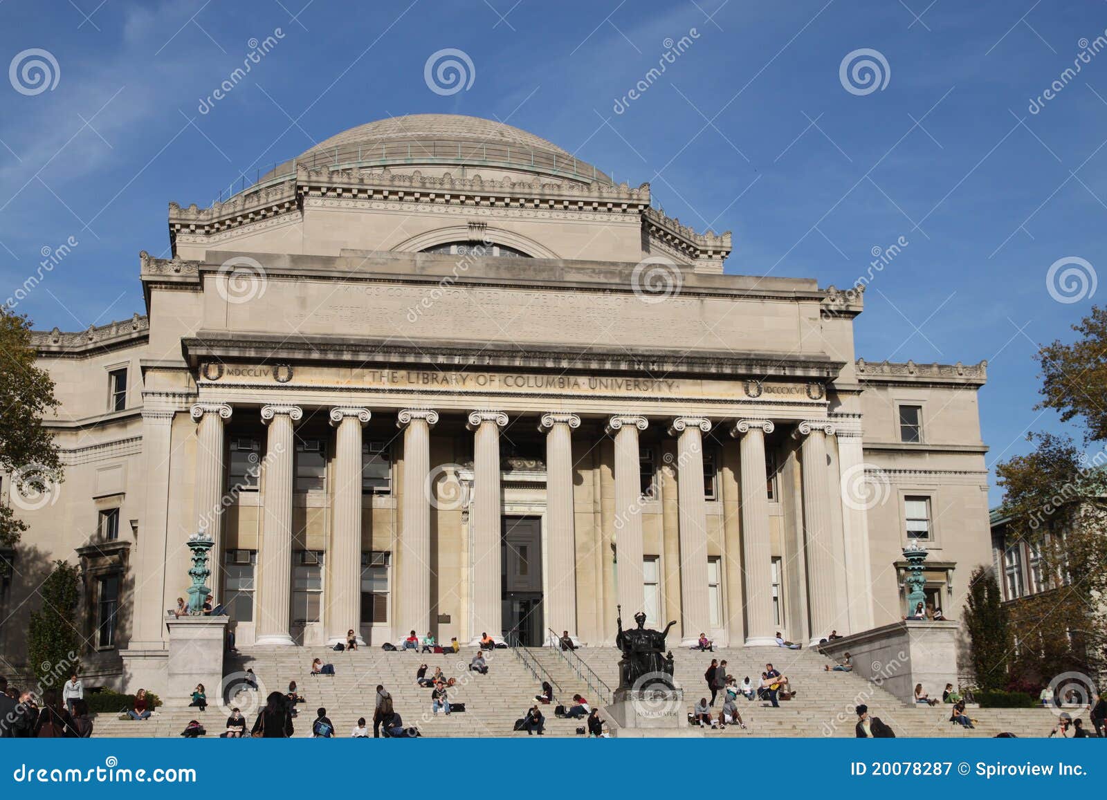 Columbia University Library Editorial Photography - Image of entrance ...