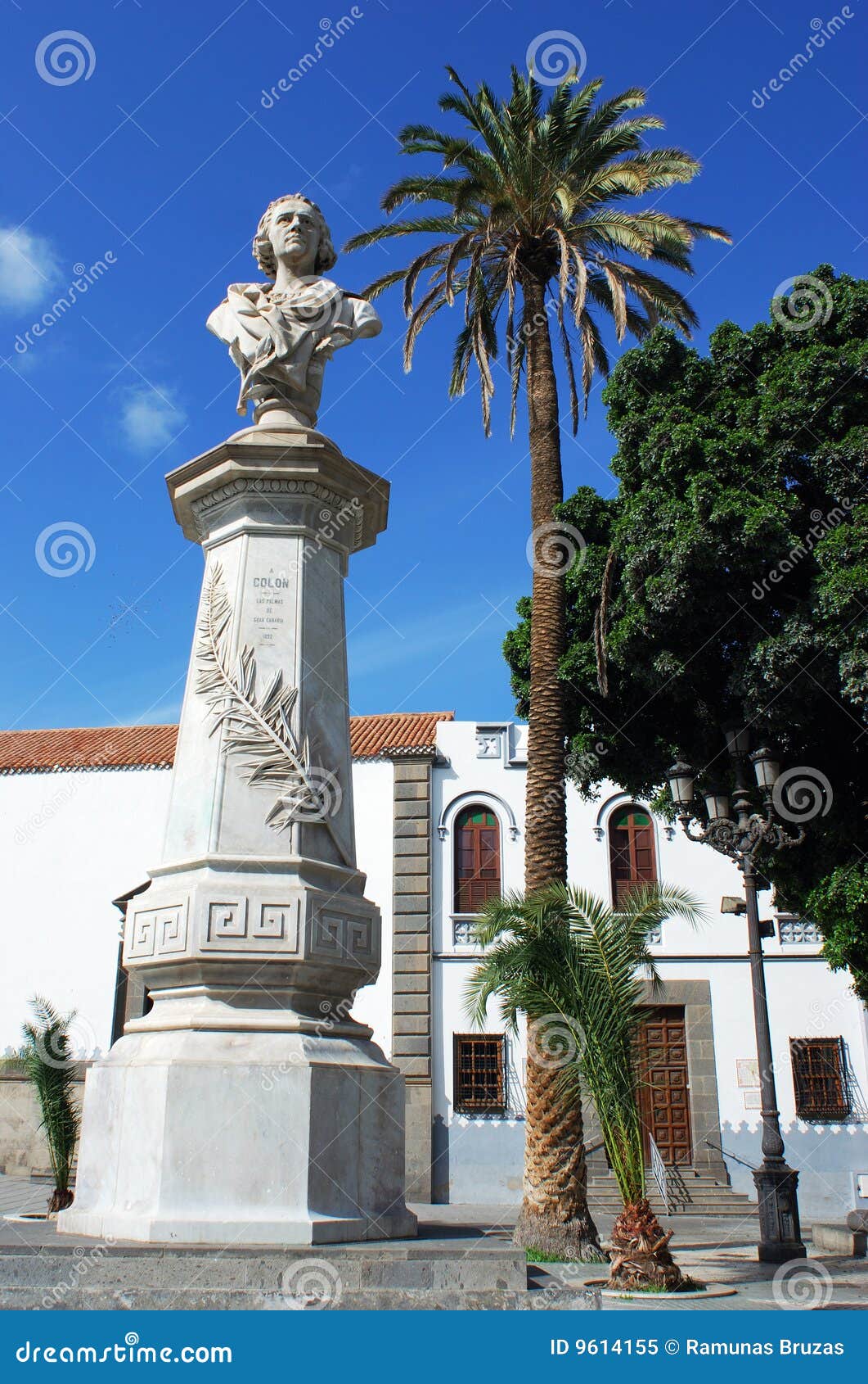 Columbus in Canary Islands stock image. Image of tree - 9614155