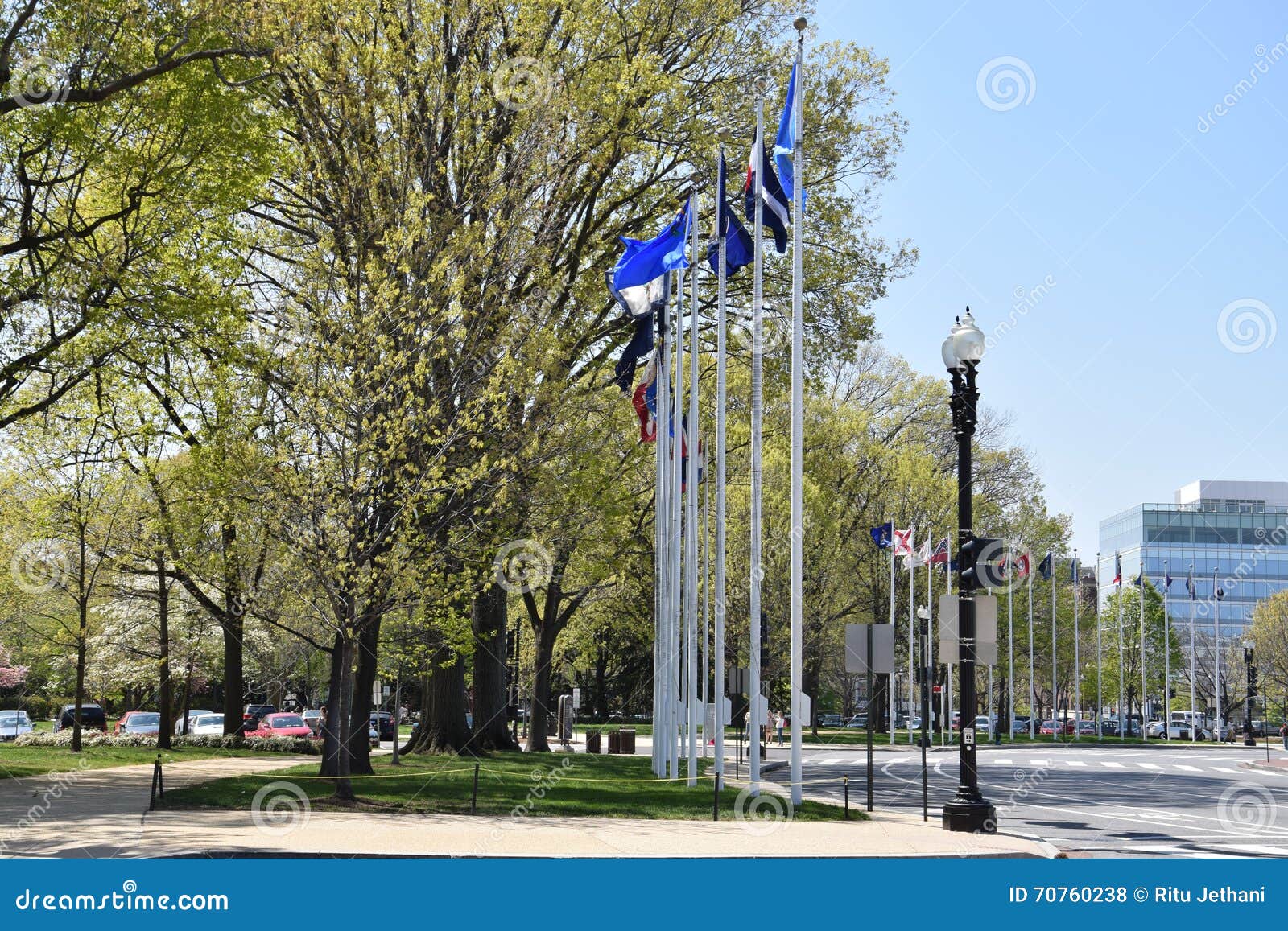 Columbus Circle in Washington DC Stock Photo - Image of manhattan ...