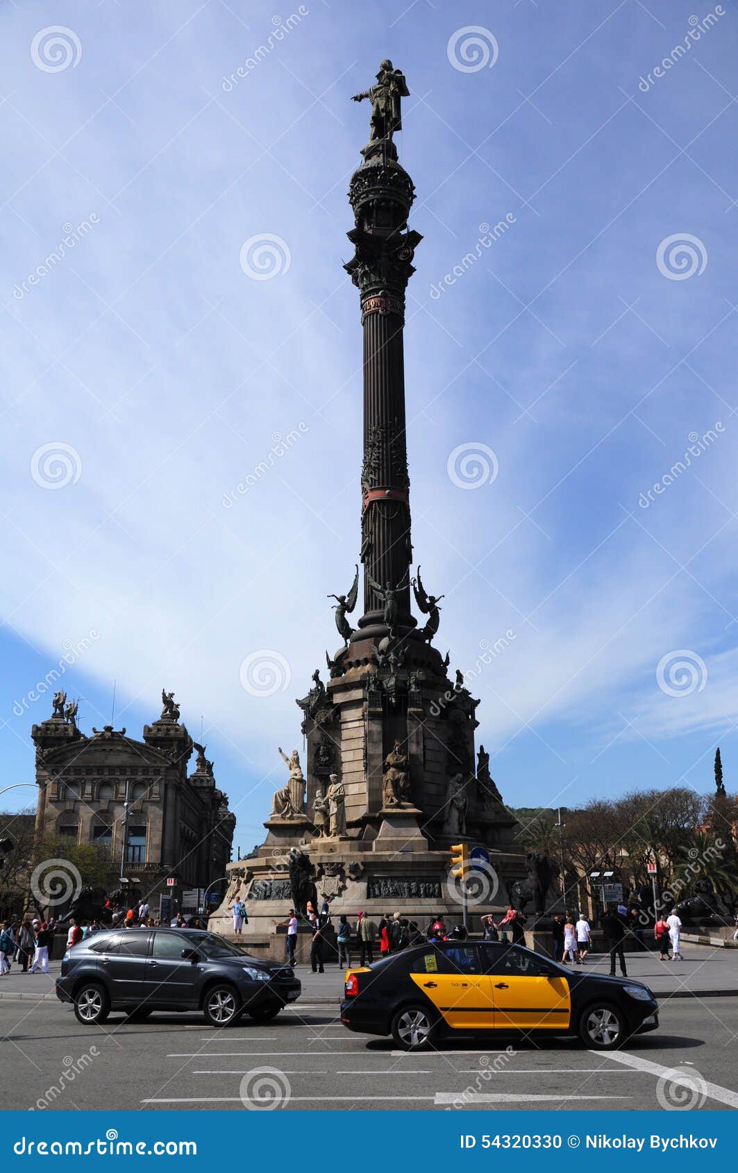 Columbus Monument editorial image. Image of pillar, monument - 54320330