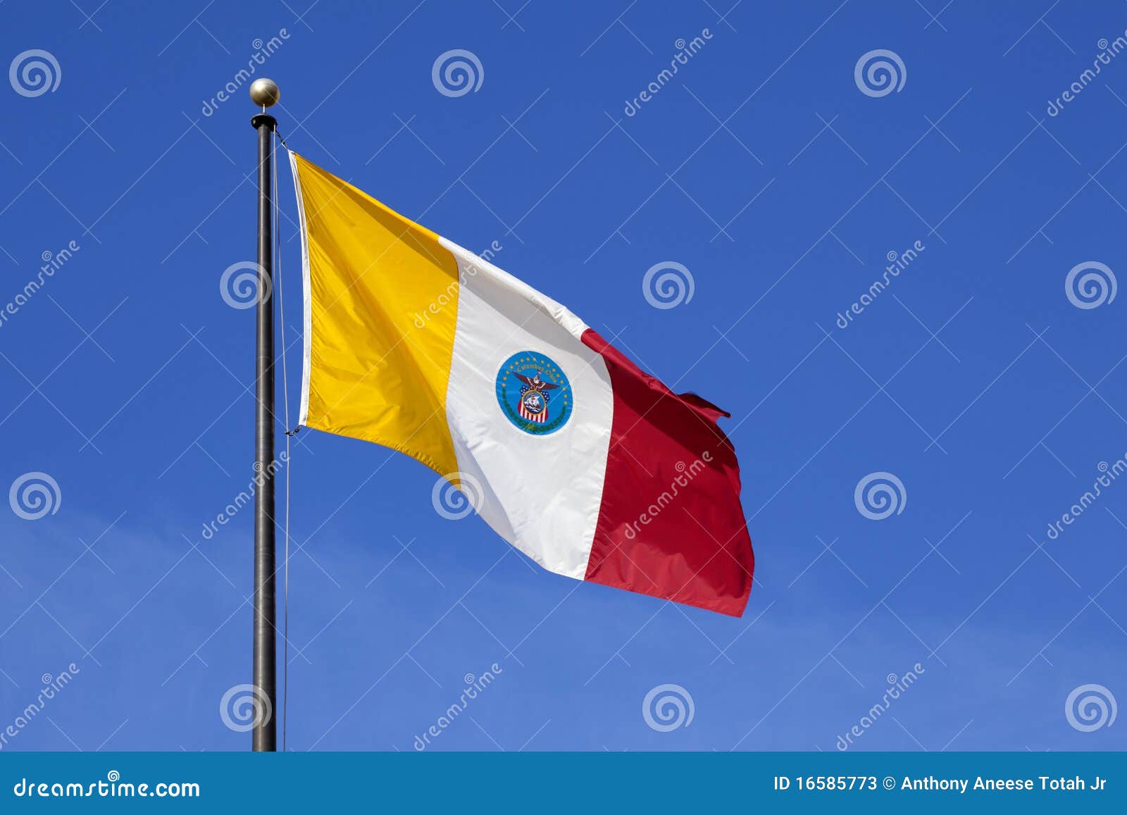 Columbus Ohio City Flag stock image. Image of blow, official - 16585773