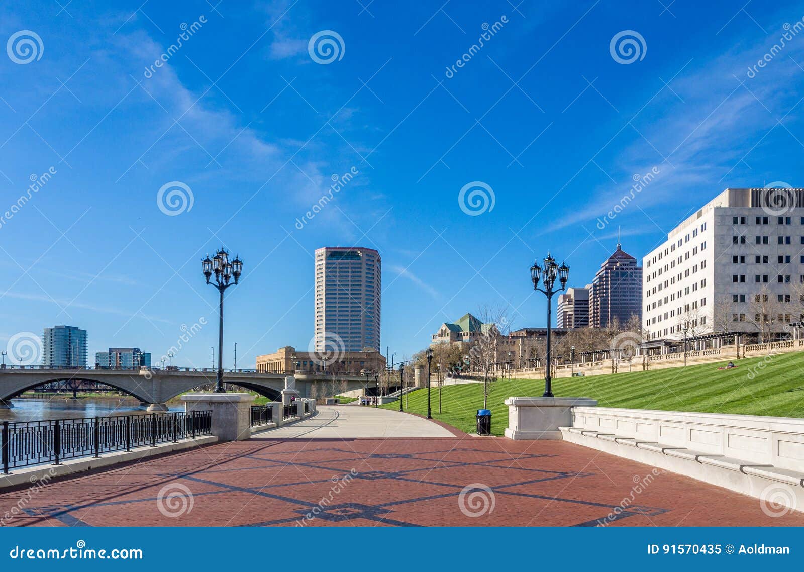 Columbus Ohio Skyline stock image. Image of columbus - 91570435