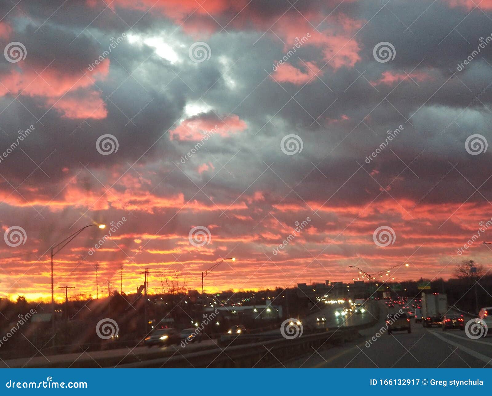 2019 Columbus Ohio Sunset Clouds Stock Image - Image of clouds, sunset ...