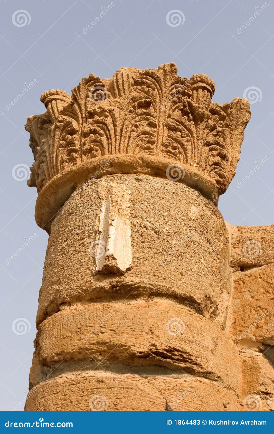 Column from an Antique Palace Stock Image - Image of palace, castle ...