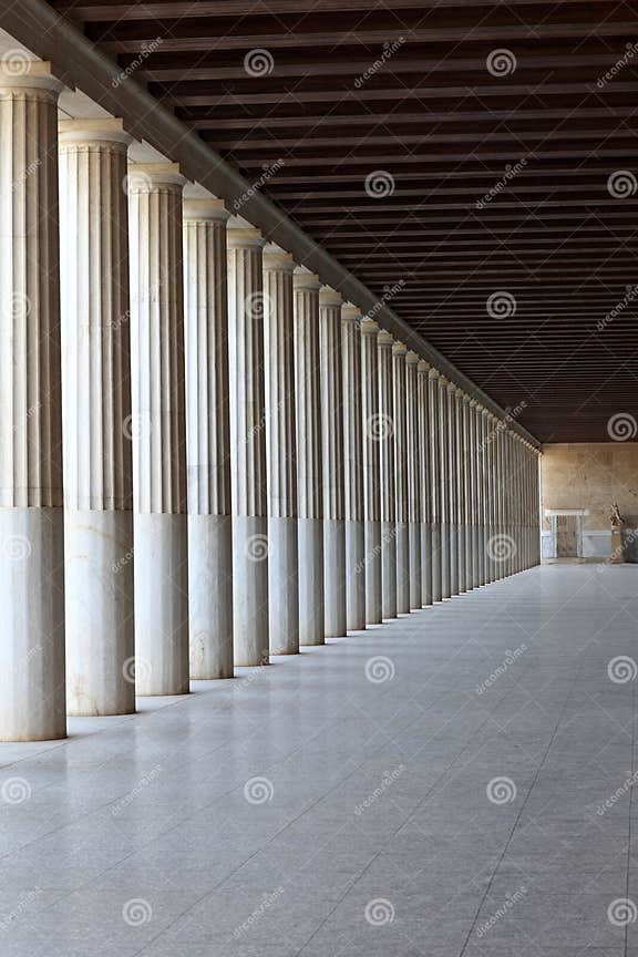 Column arcade stock photo. Image of greek, ancient, classic - 27600038