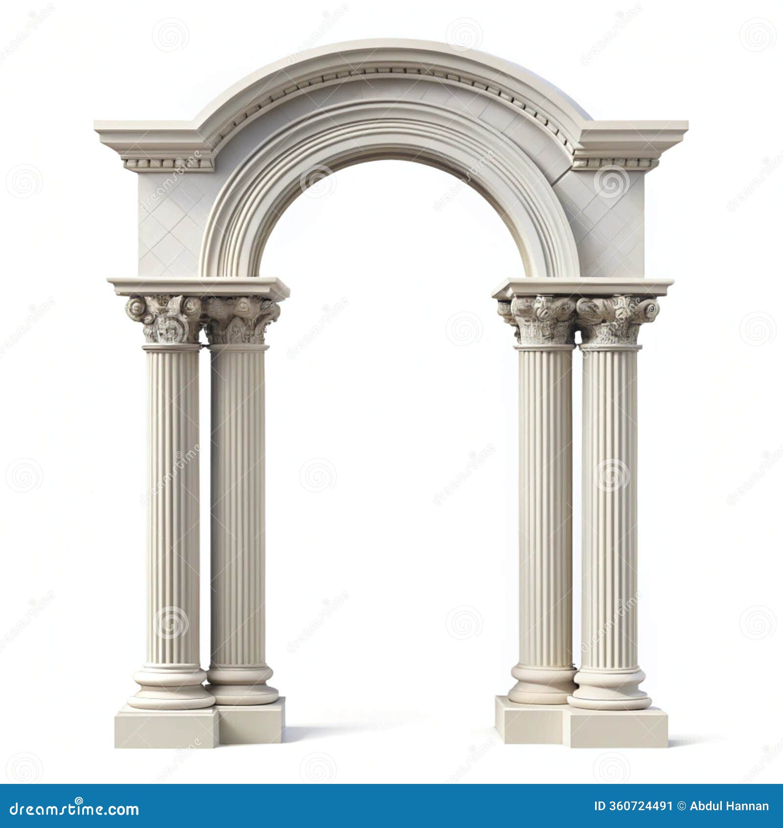 Column arch stock illustration. Illustration of architectural - 360724491