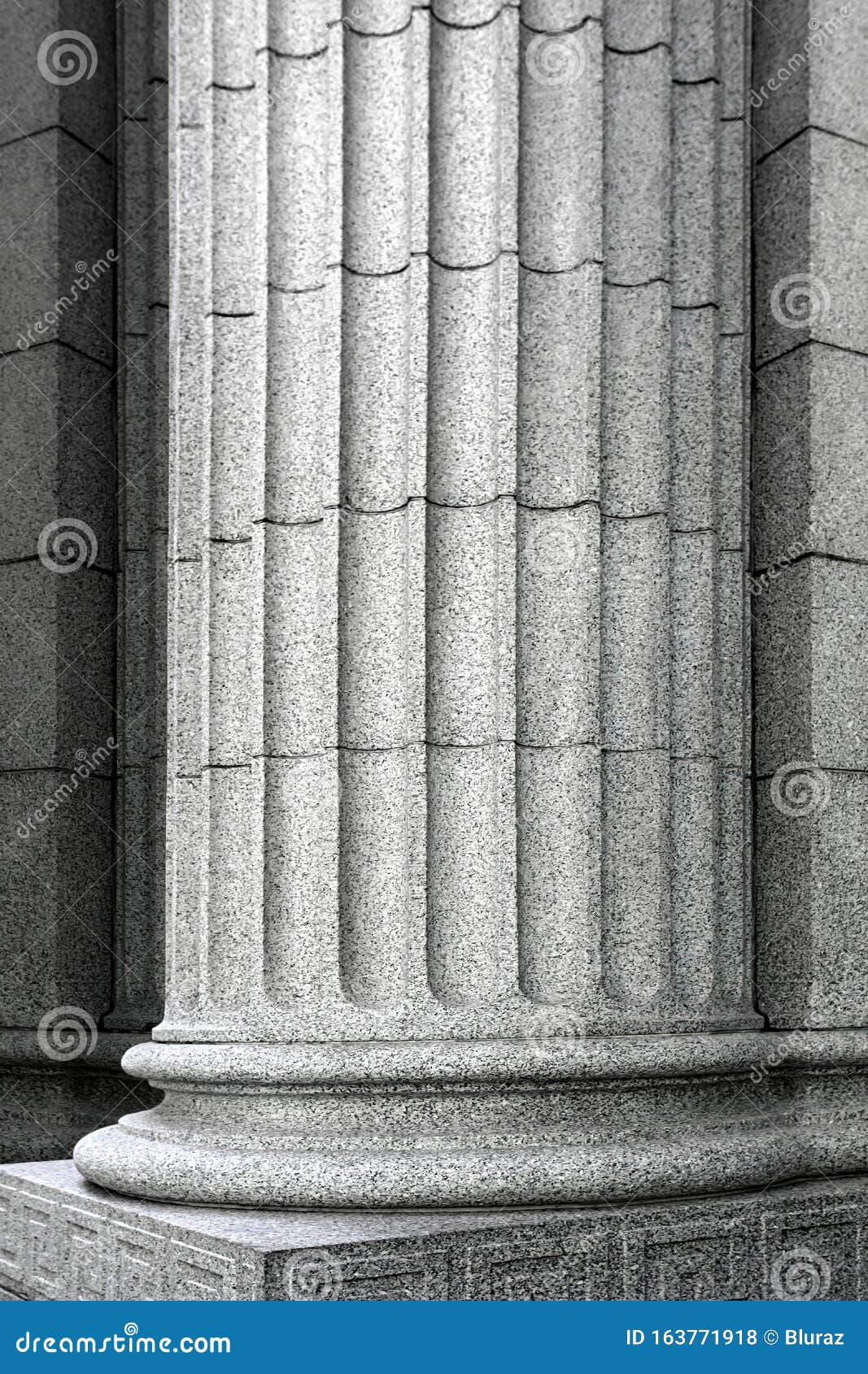 Column Architectural Detail and Symbolism Stock Photo - Image of rock ...