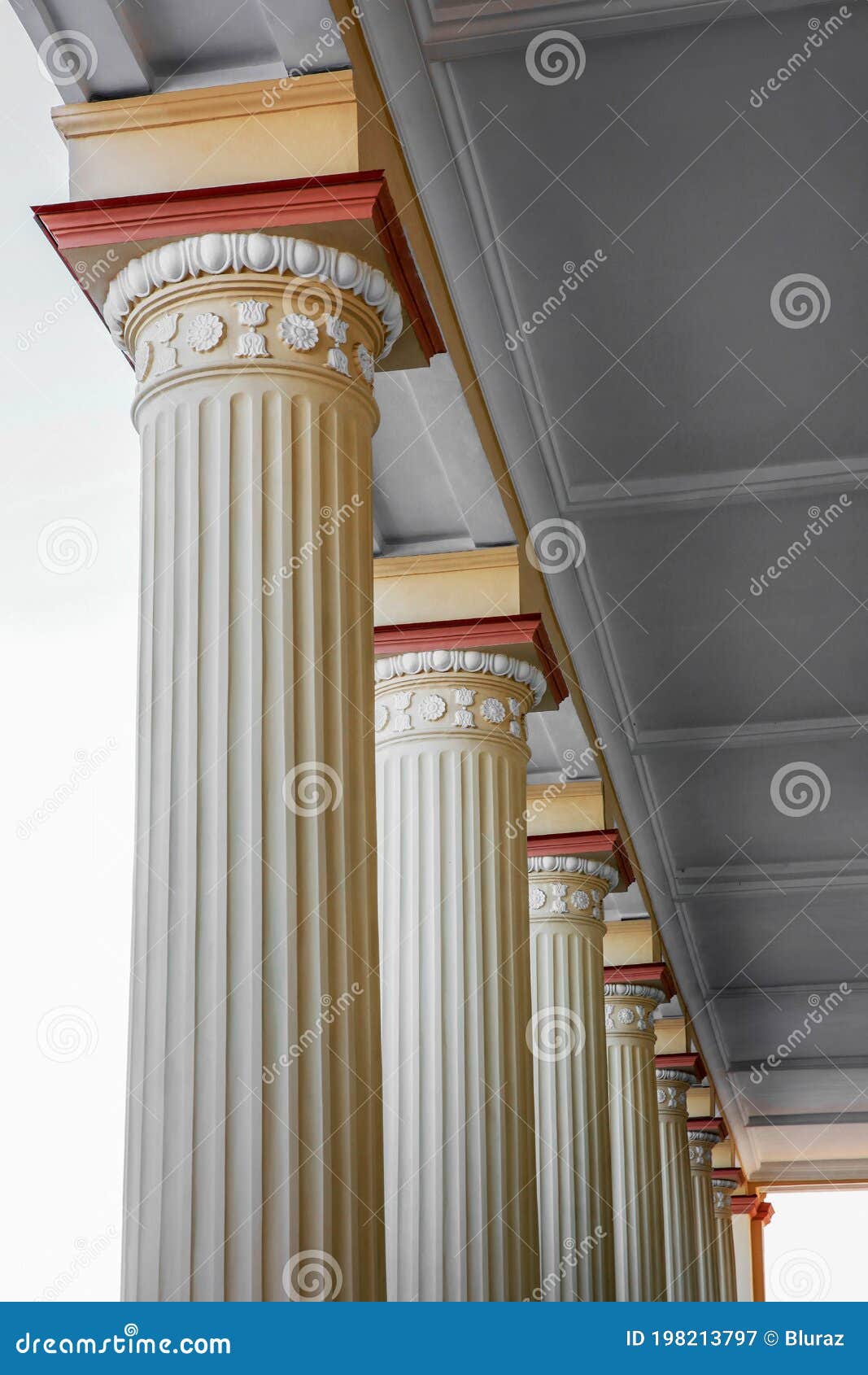 Column Architectural Detail and Symbolism Stock Image - Image of ...