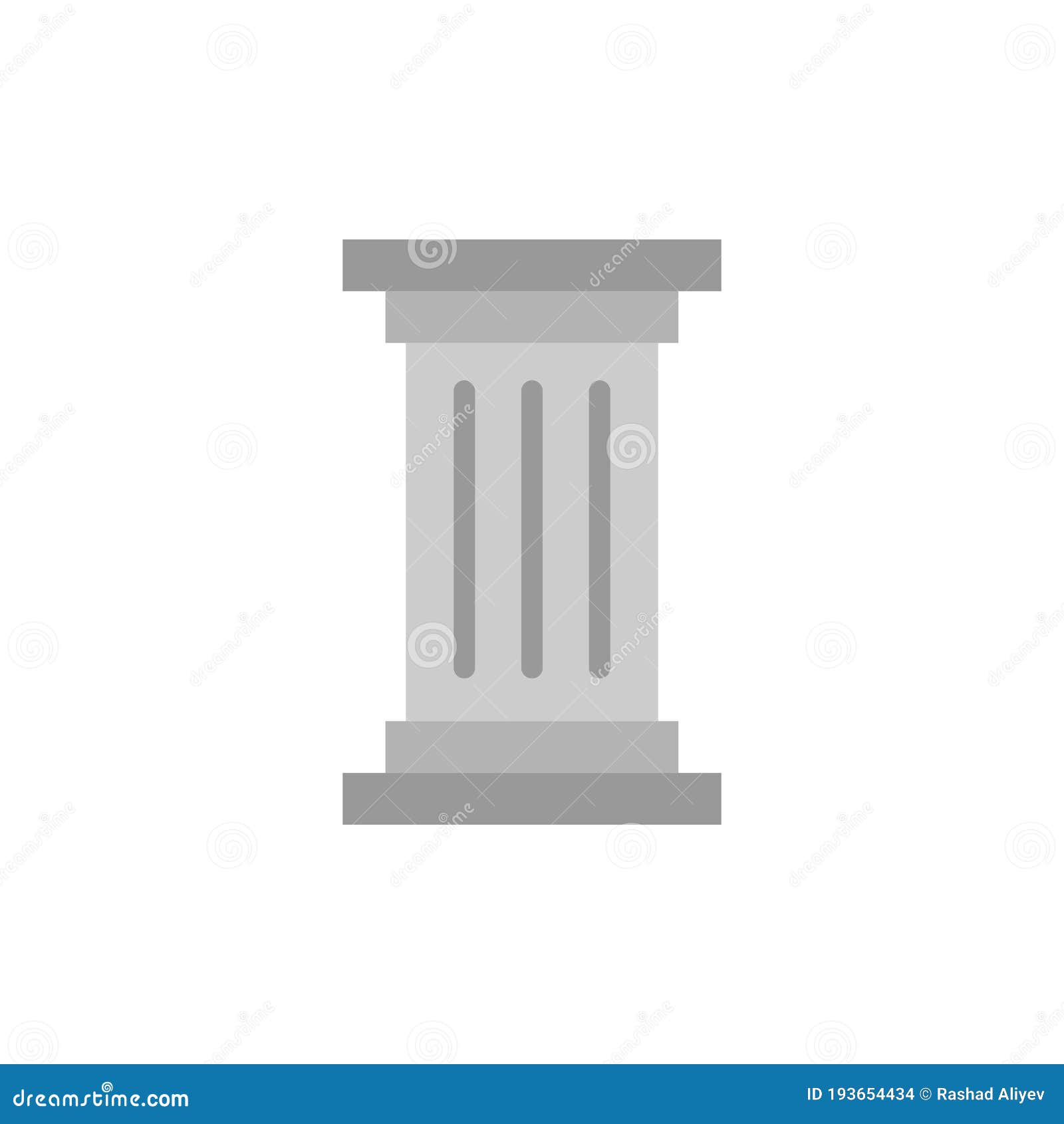 Column Architecture Icon. Simple Color Vector Elements of Architecture ...